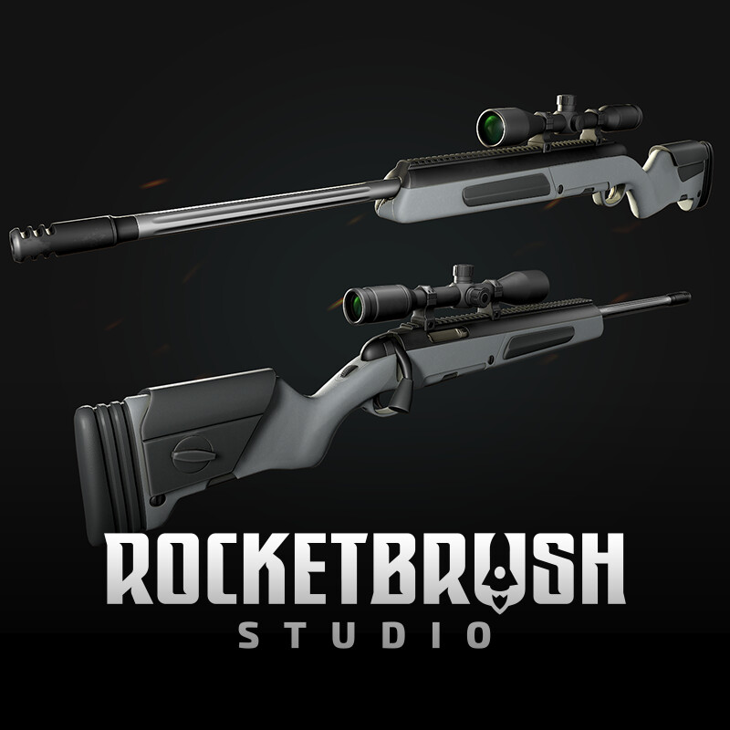ArtStation - Steyr Elite Sniper Rifle