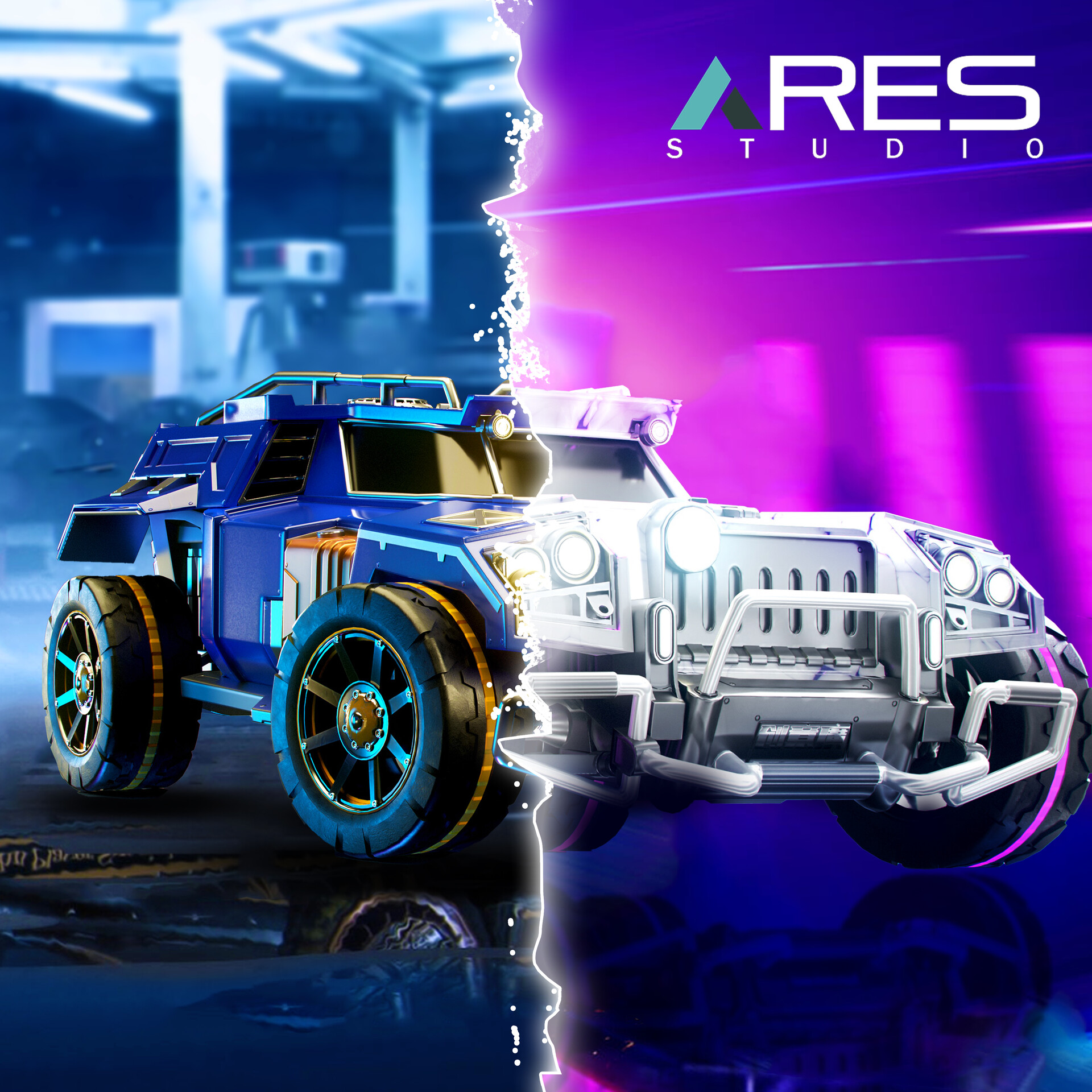 ArtStation - Rocket League - Marauder Fan Art