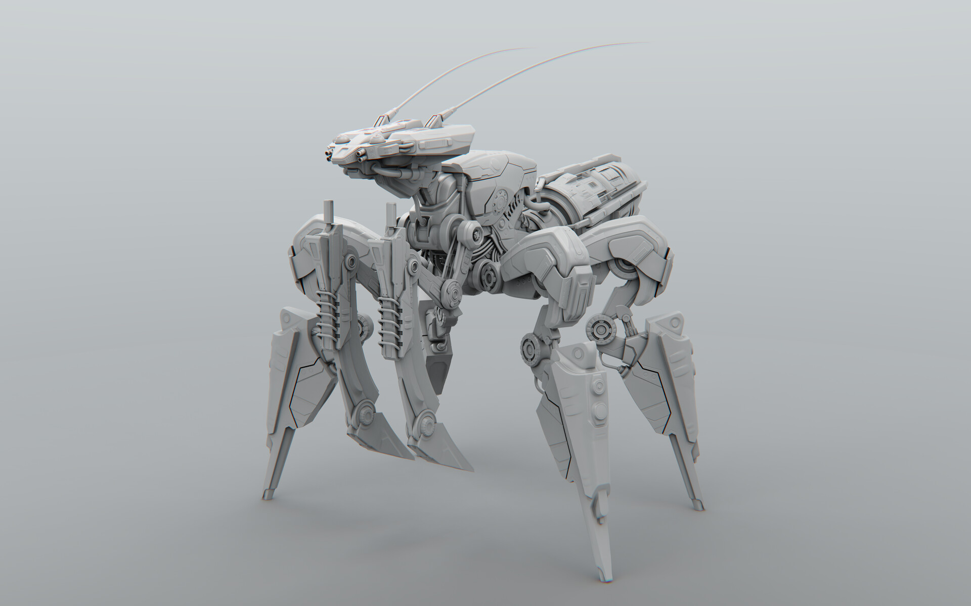 ArtStation - Cyber Mantis