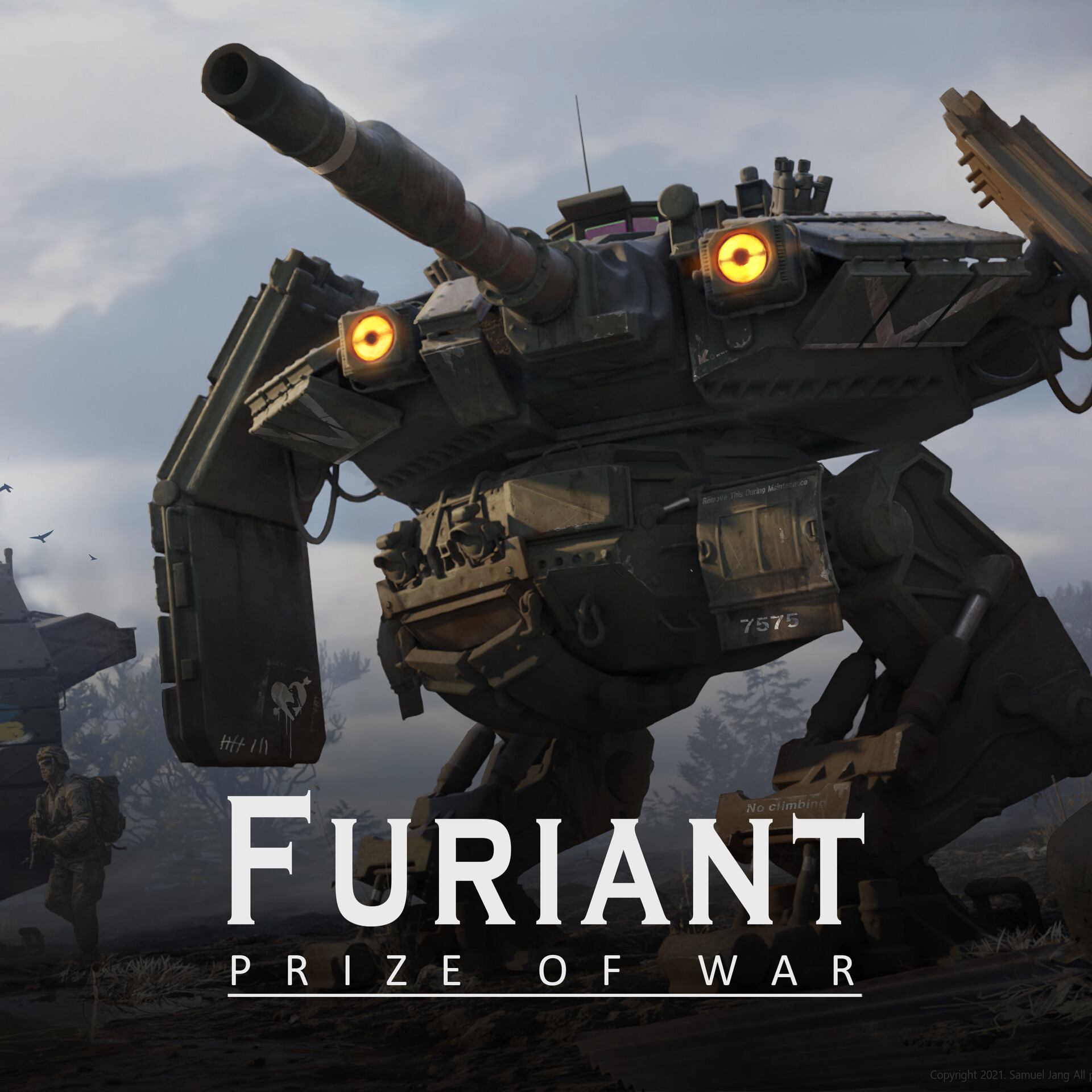 ArtStation - Tank Concept Mechanical Design