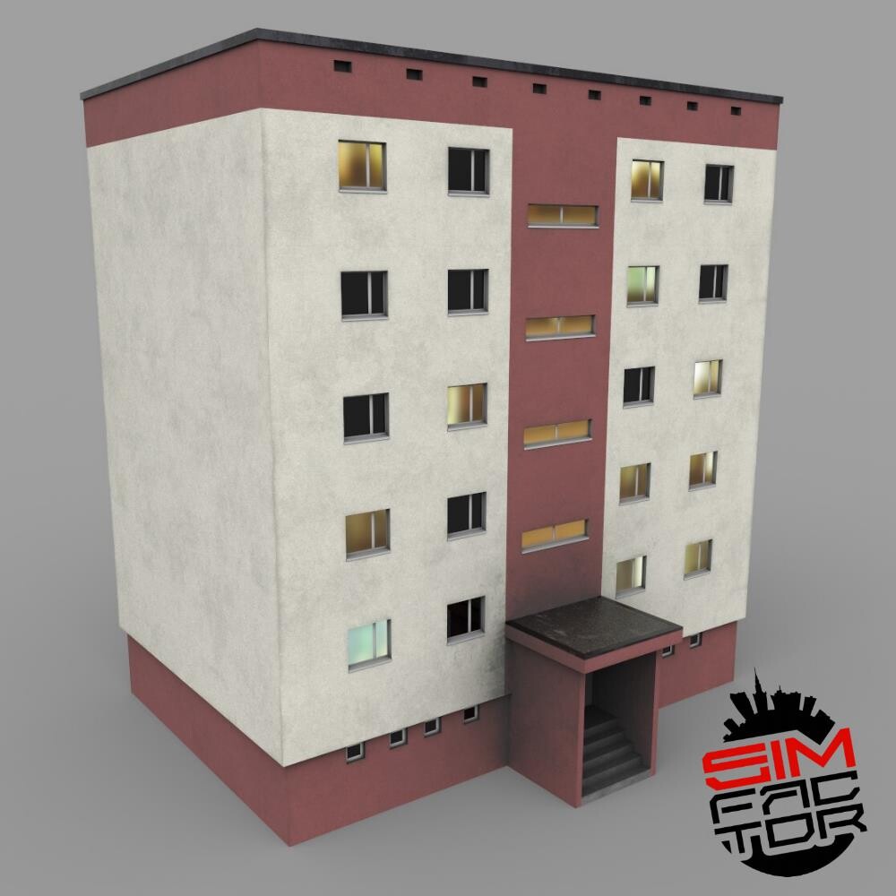 ArtStation - Partly-procedural building generator