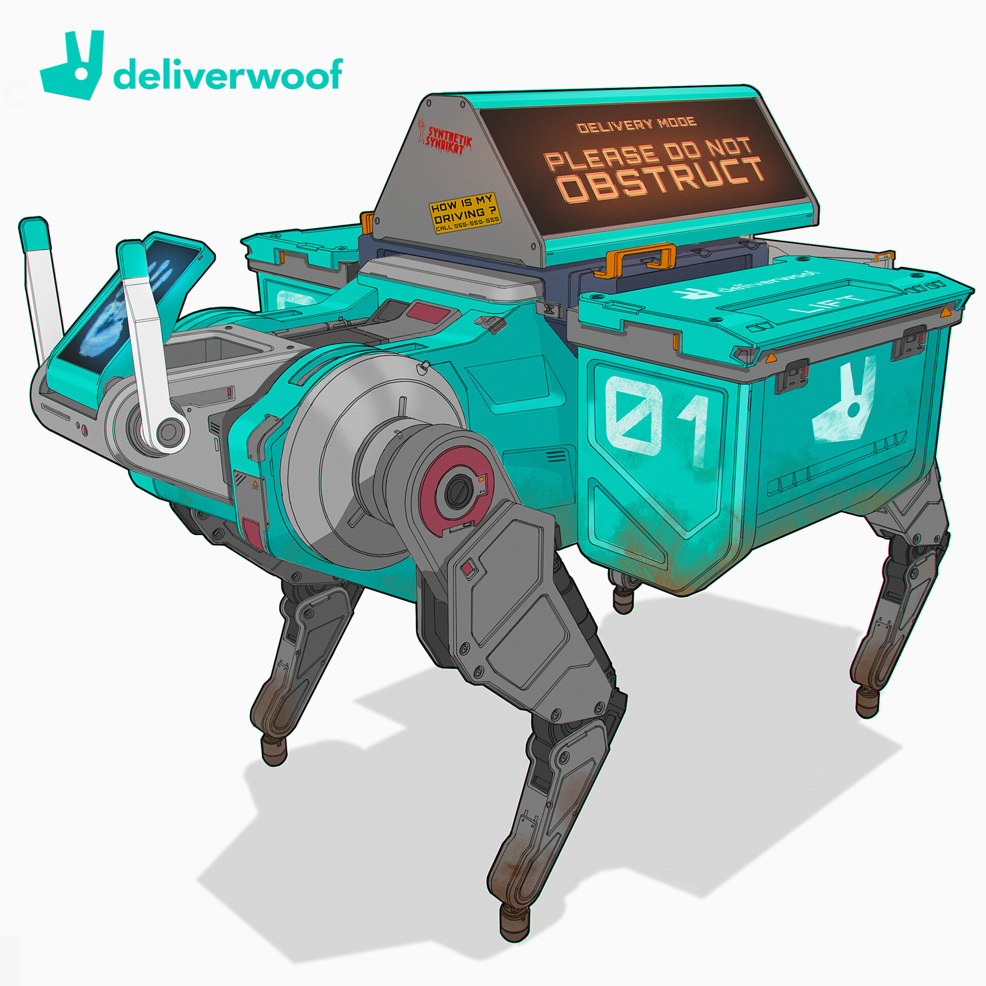 ArtStation - Synthetik Syndikat_Service Bots