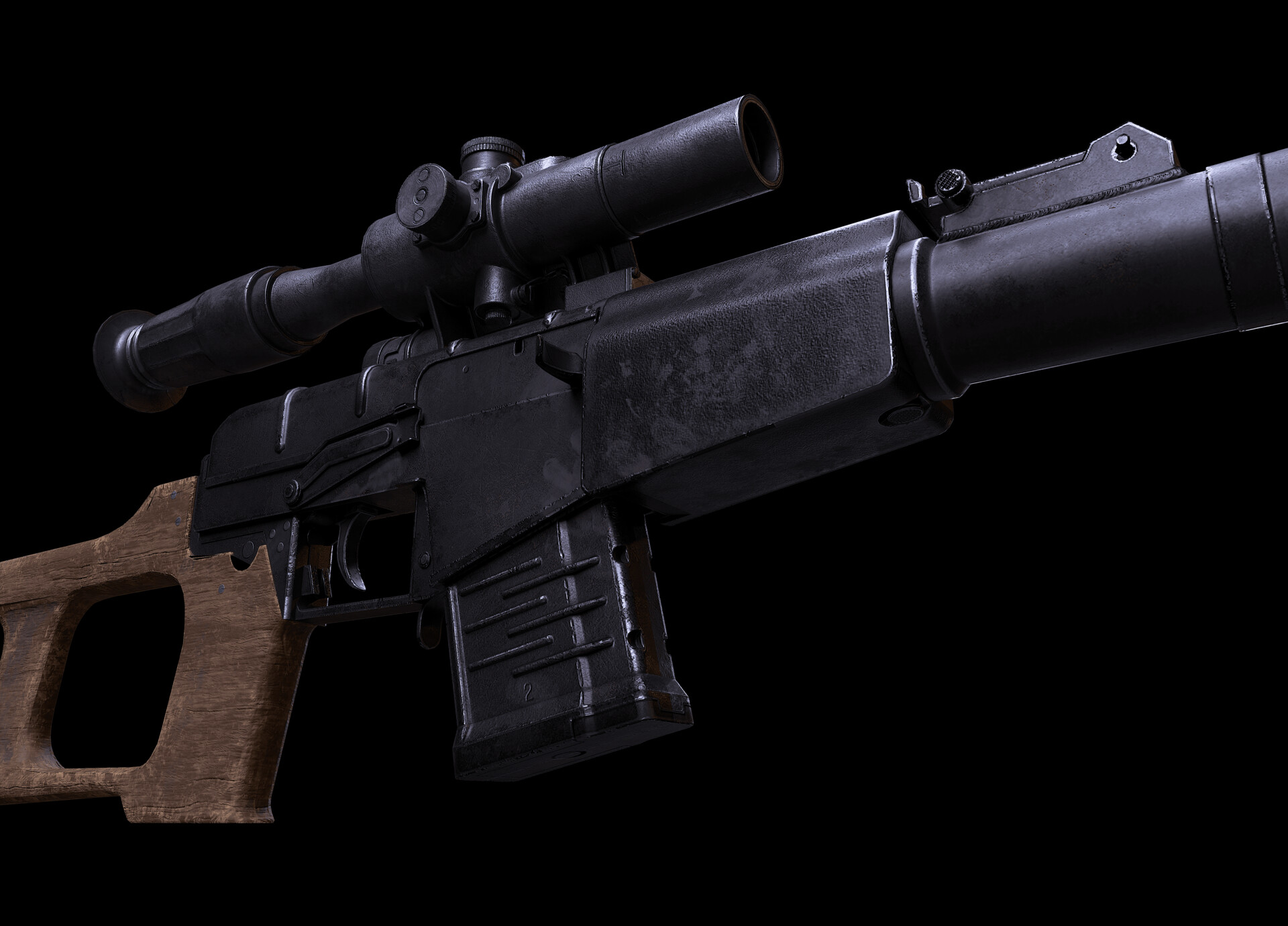 ArtStation - VSS Vintorez + PSO