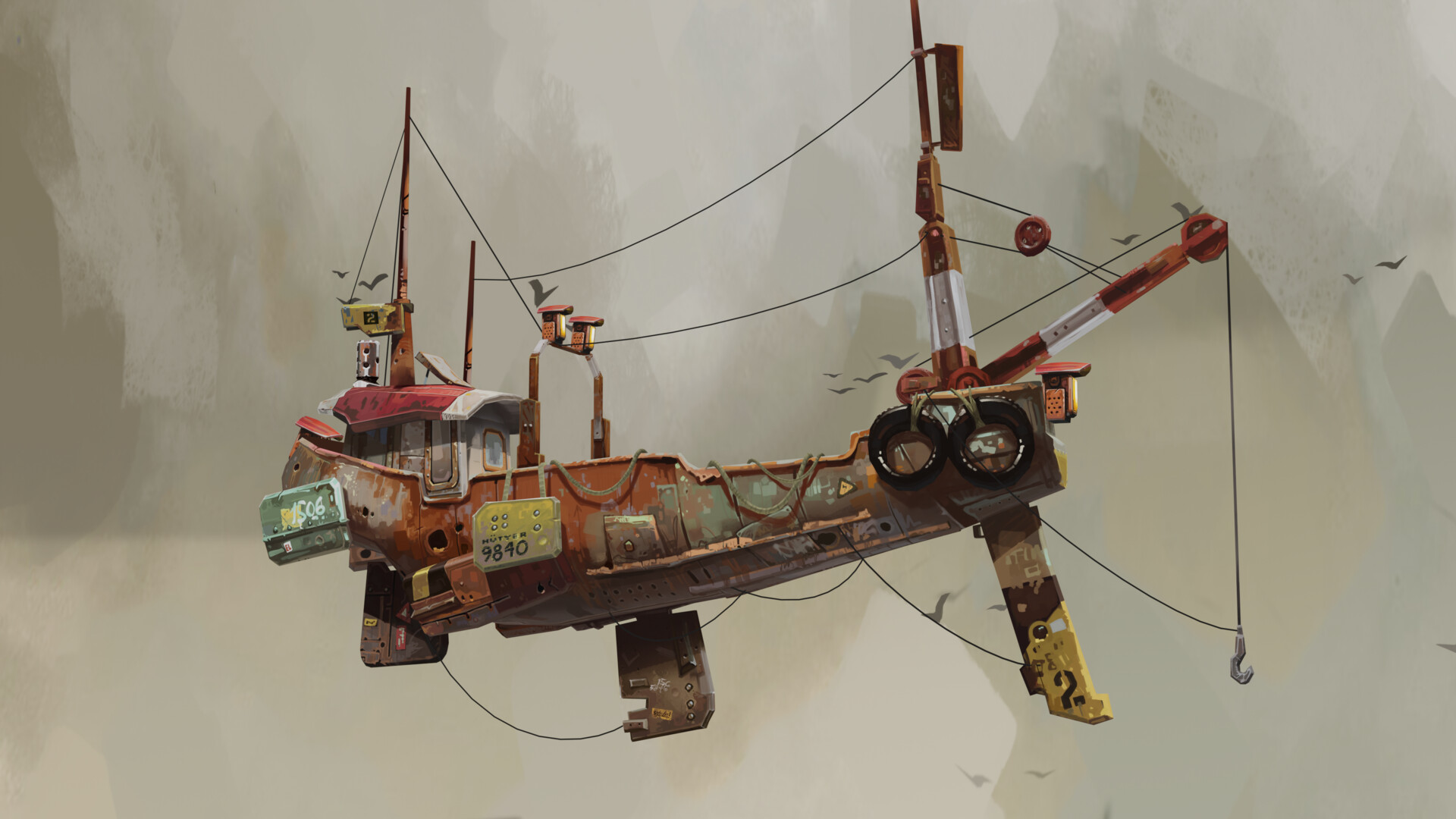 ArtStation - Ian McQue Study handpainting textures