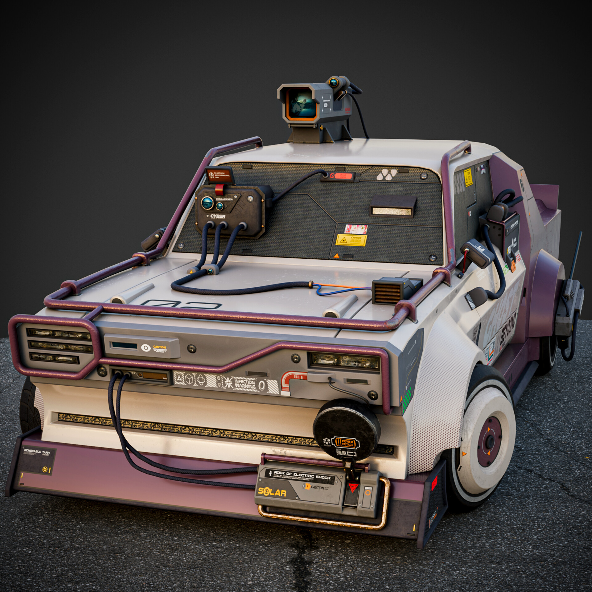 ArtStation - Cyberpunk Car
