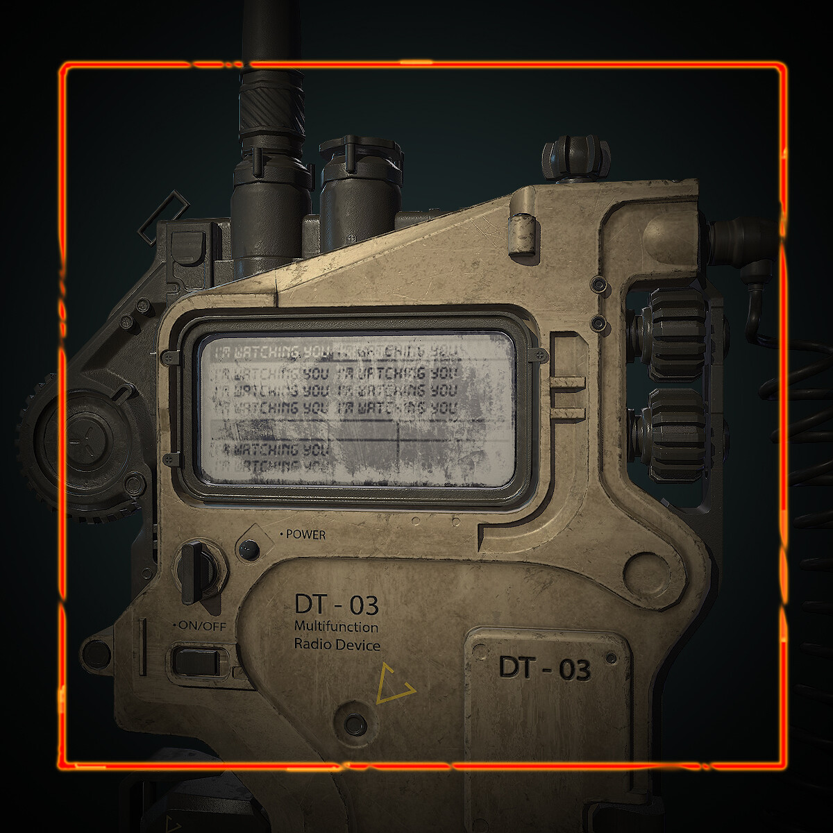 ArtStation - DT-03 Radio Device