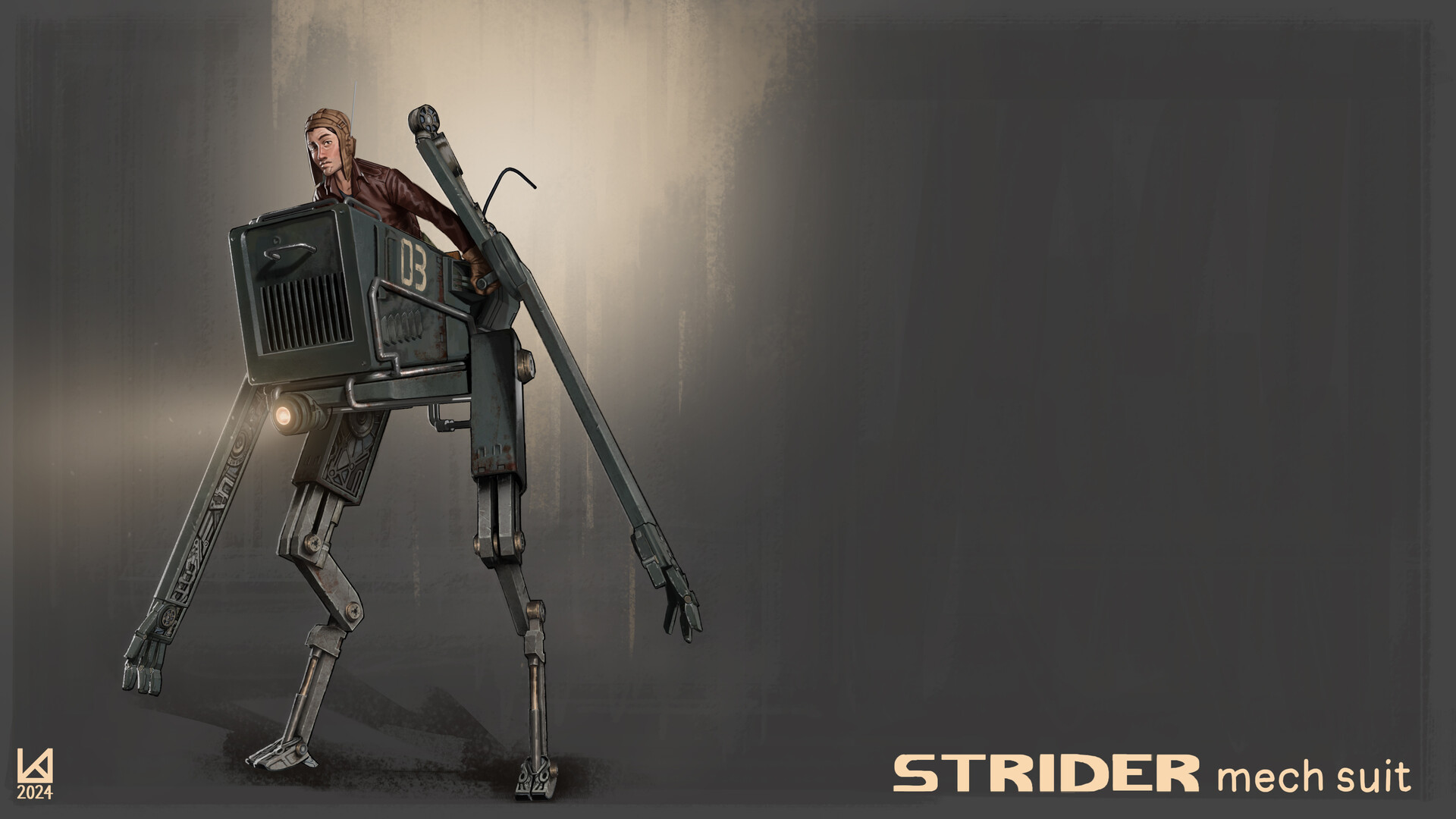 ArtStation - STRIDER mech