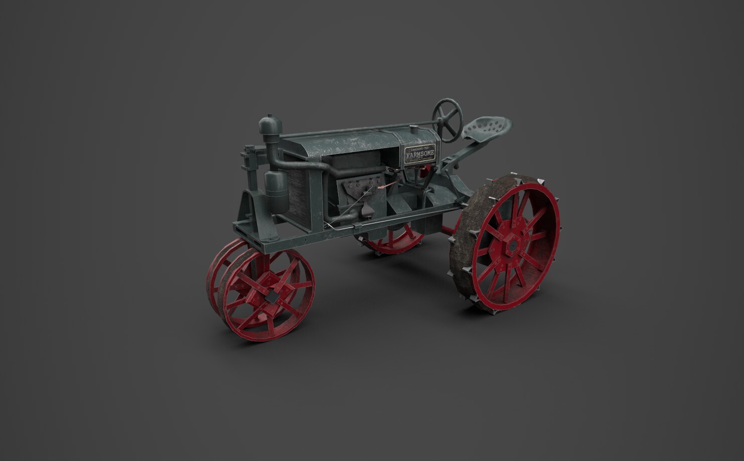 ArtStation - 1930 Farmall Tractor 3d model