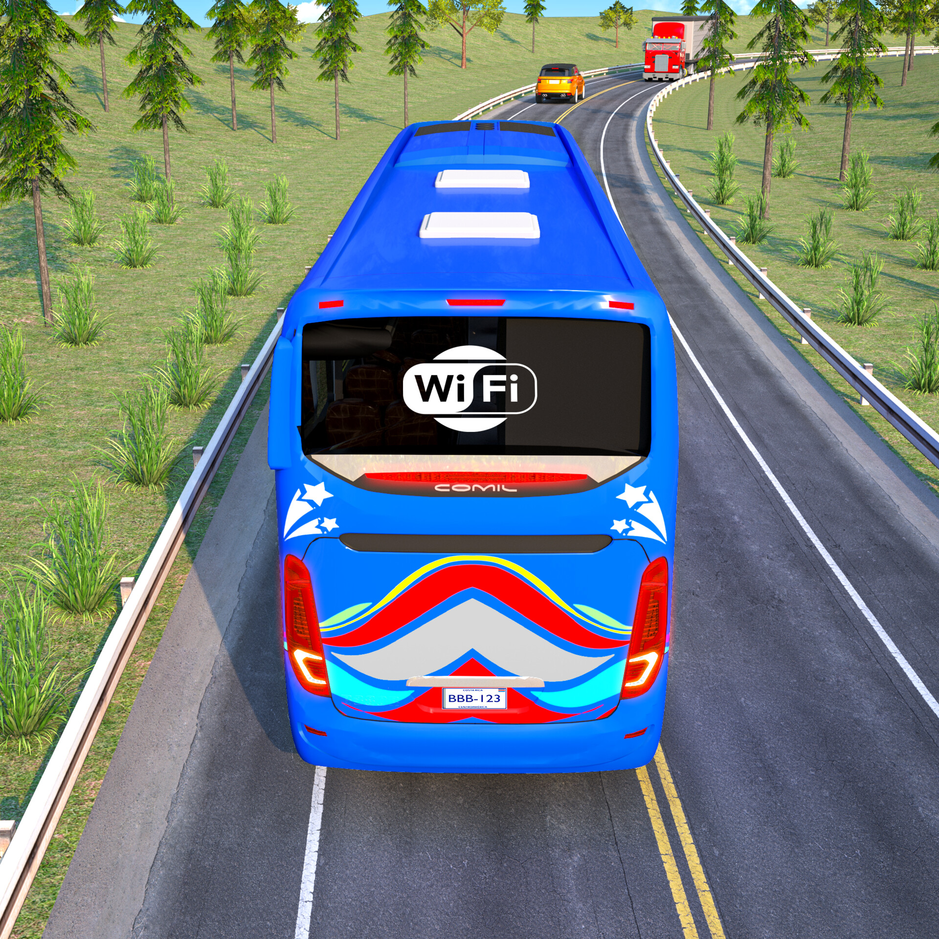ArtStation - Off Road Bus Driving