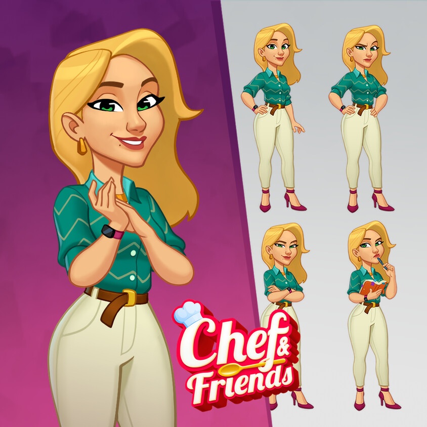 ArtStation - Chef & Friends: Claire