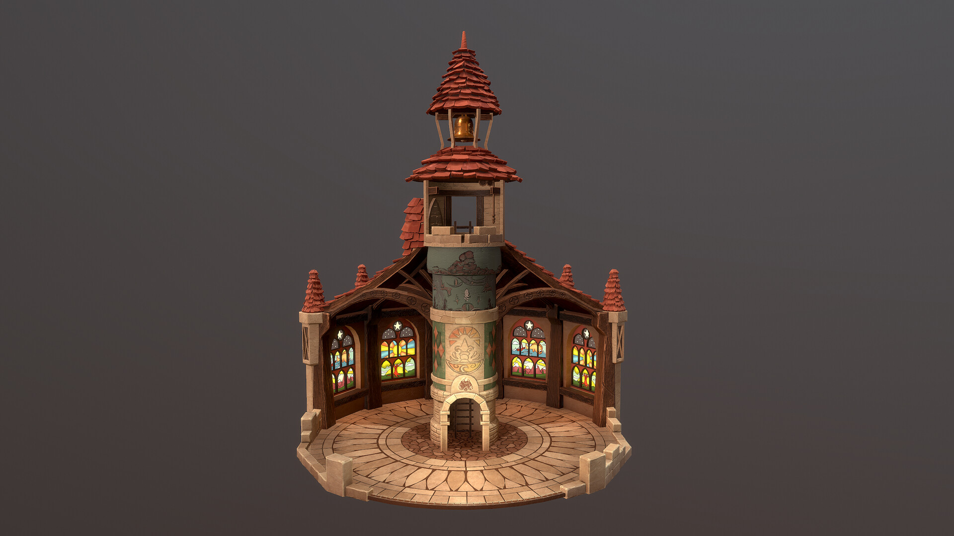ArtStation - Bell Tower - FFIX - Personal project