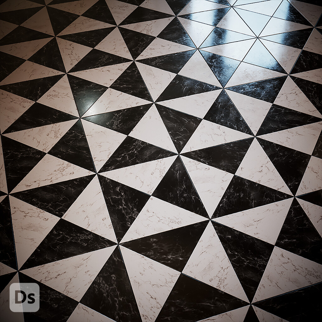 ArtStation - Marble Tile - Substance Designer