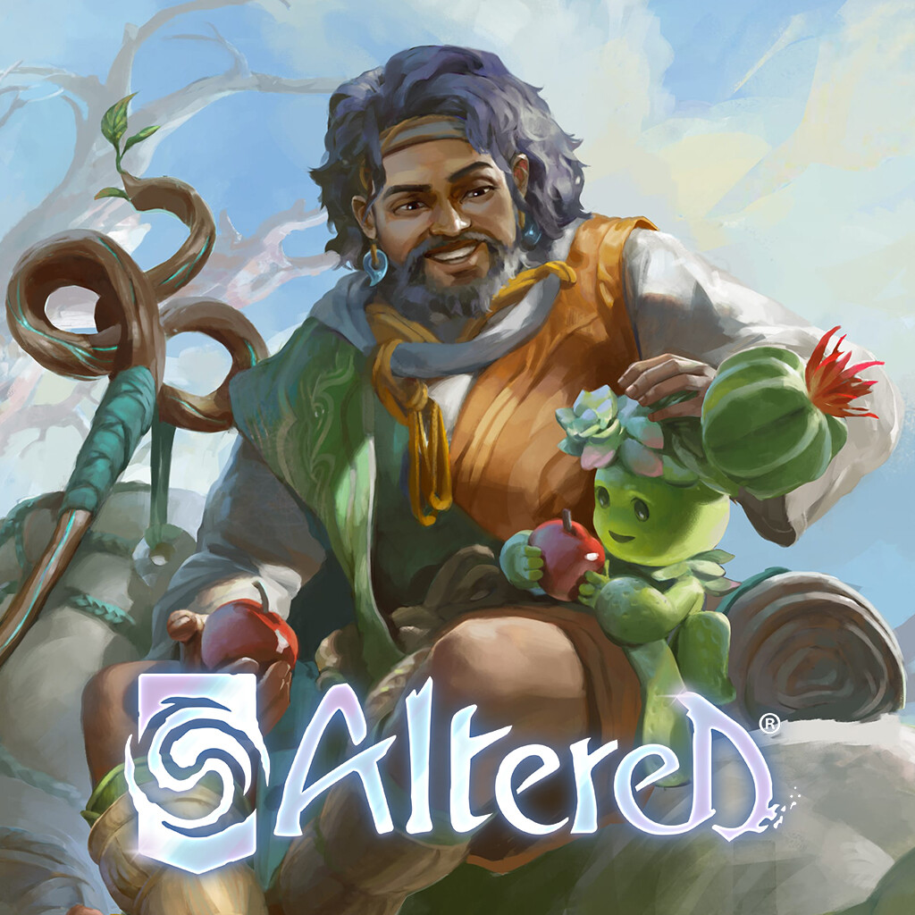 ArtStation - Altered - Hero Card Ilustration - Arjun & Spike