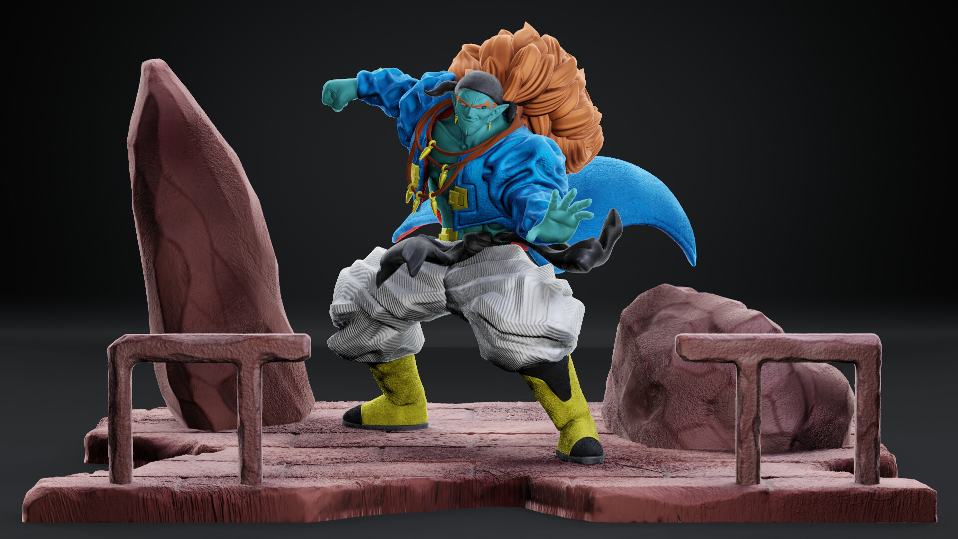 ArtStation - Bojack DBZ - Fan-Art