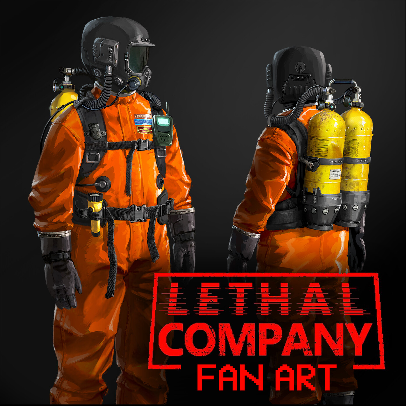 ArtStation - Lethal company : fan art charadesign