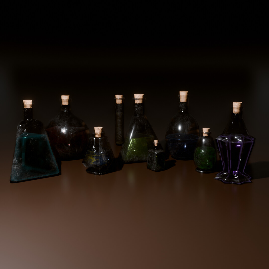 ArtStation - Potion set
