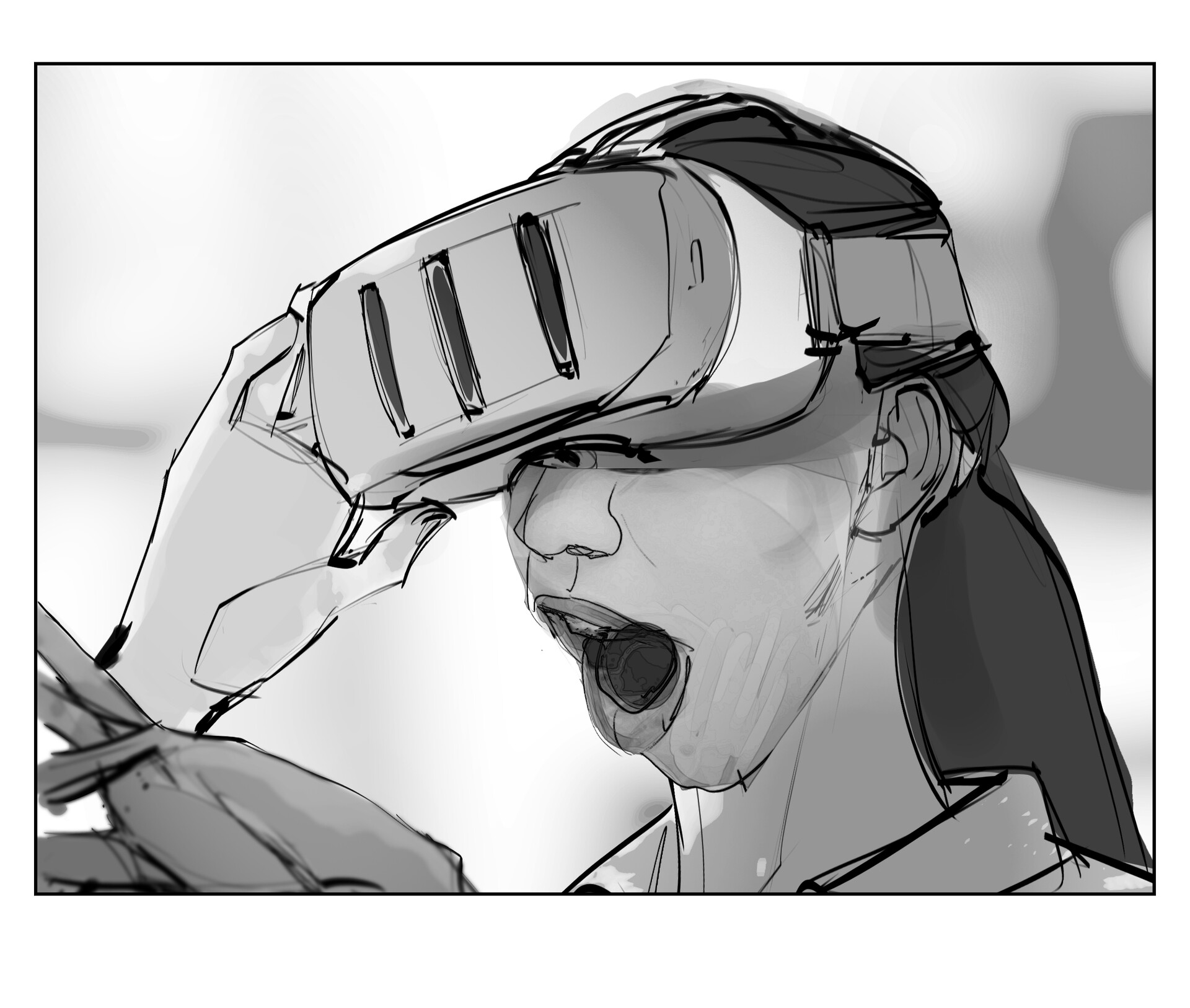 ArtStation - VR HEADSET ADVERTISING - STORYBOARDS