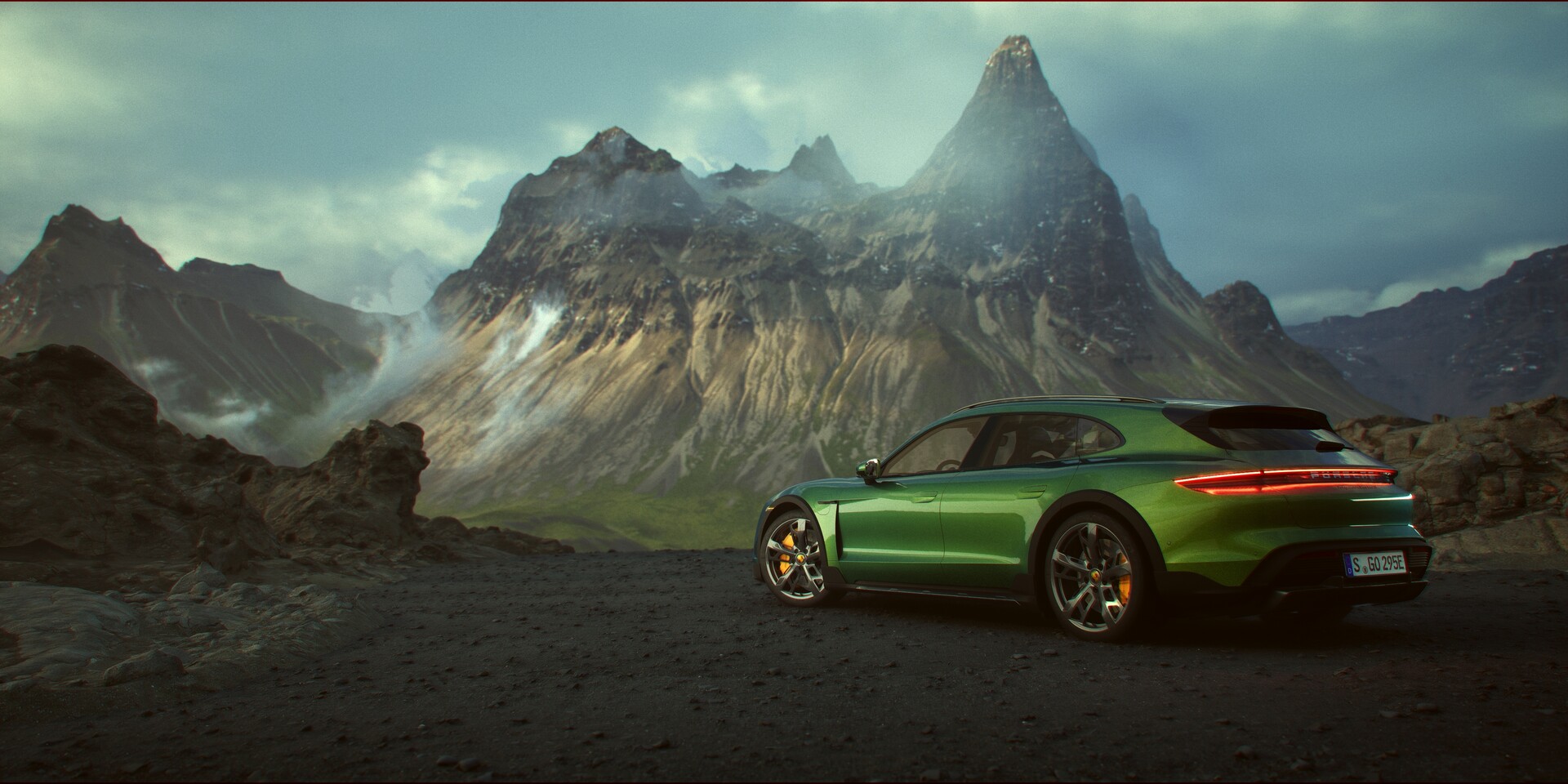 ArtStation - The Iceland - Taycan