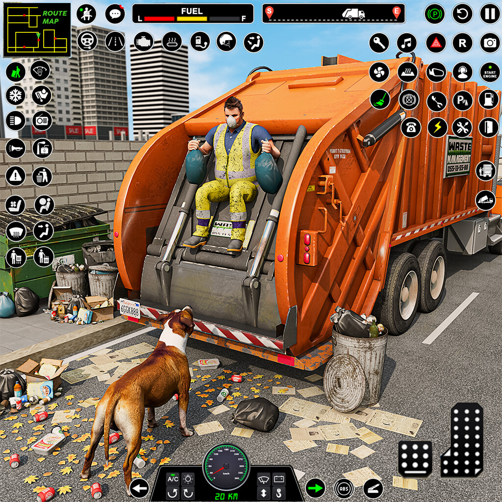ArtStation - Trash Truck Simulator Game