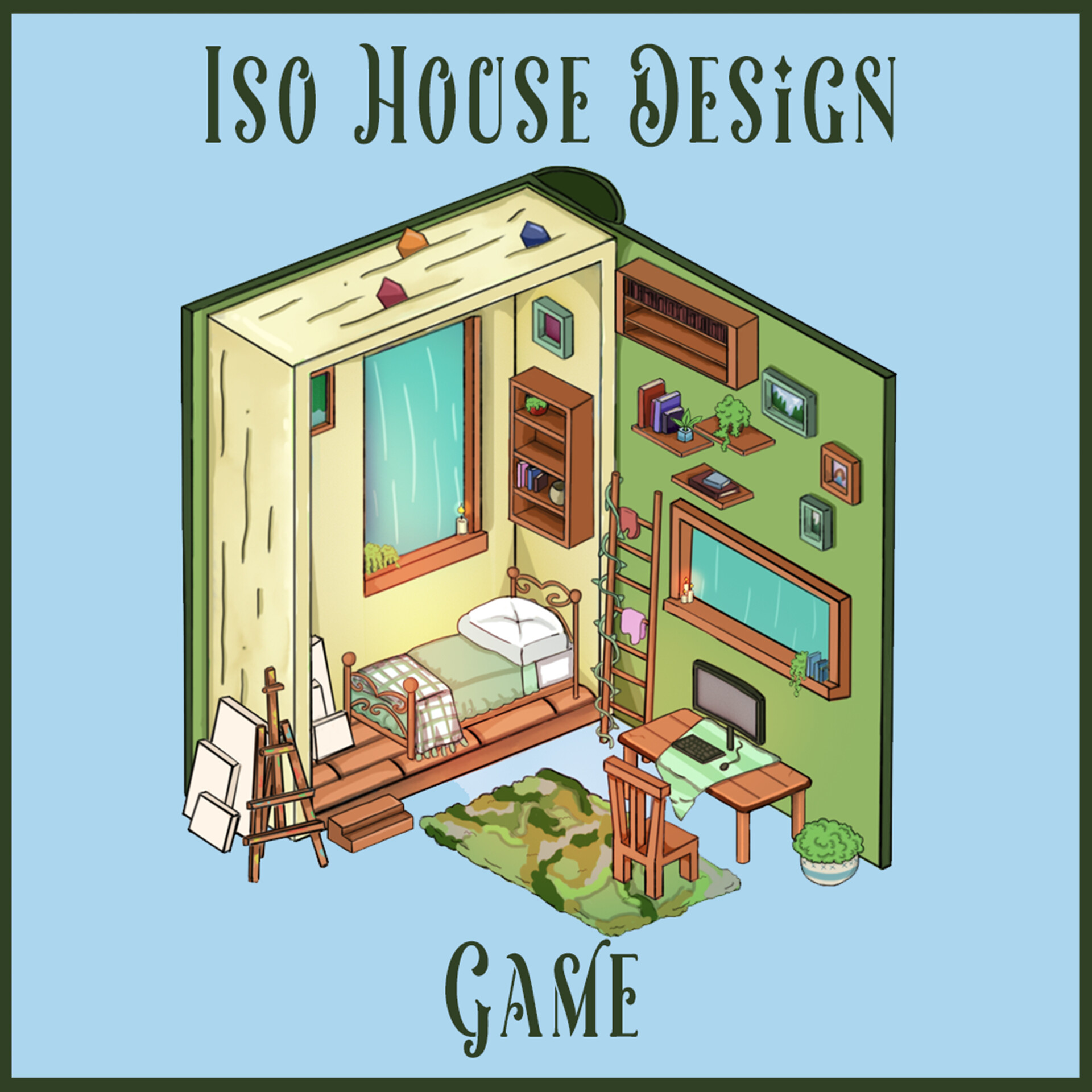 ArtStation - Iso House Design Game