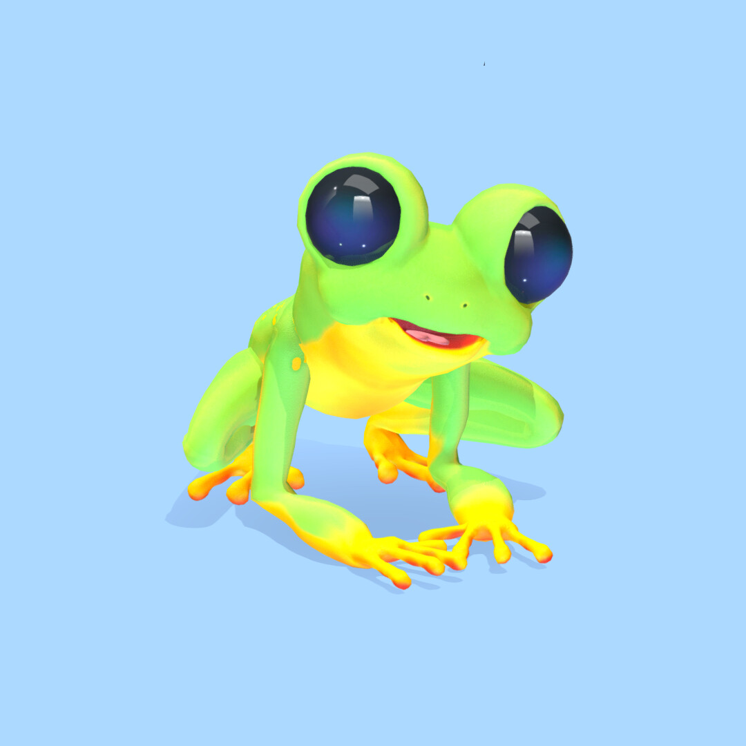 ArtStation - Tony the Tree Frog