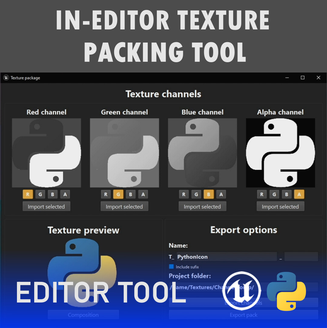 ArtStation - In-Editor Texture Packing Tool