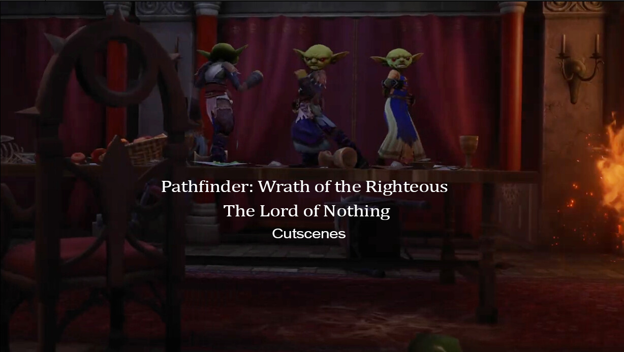ArtStation - Pathfinder: Wrath of the Righteous - The Lord of Nothing - Cutscenes
