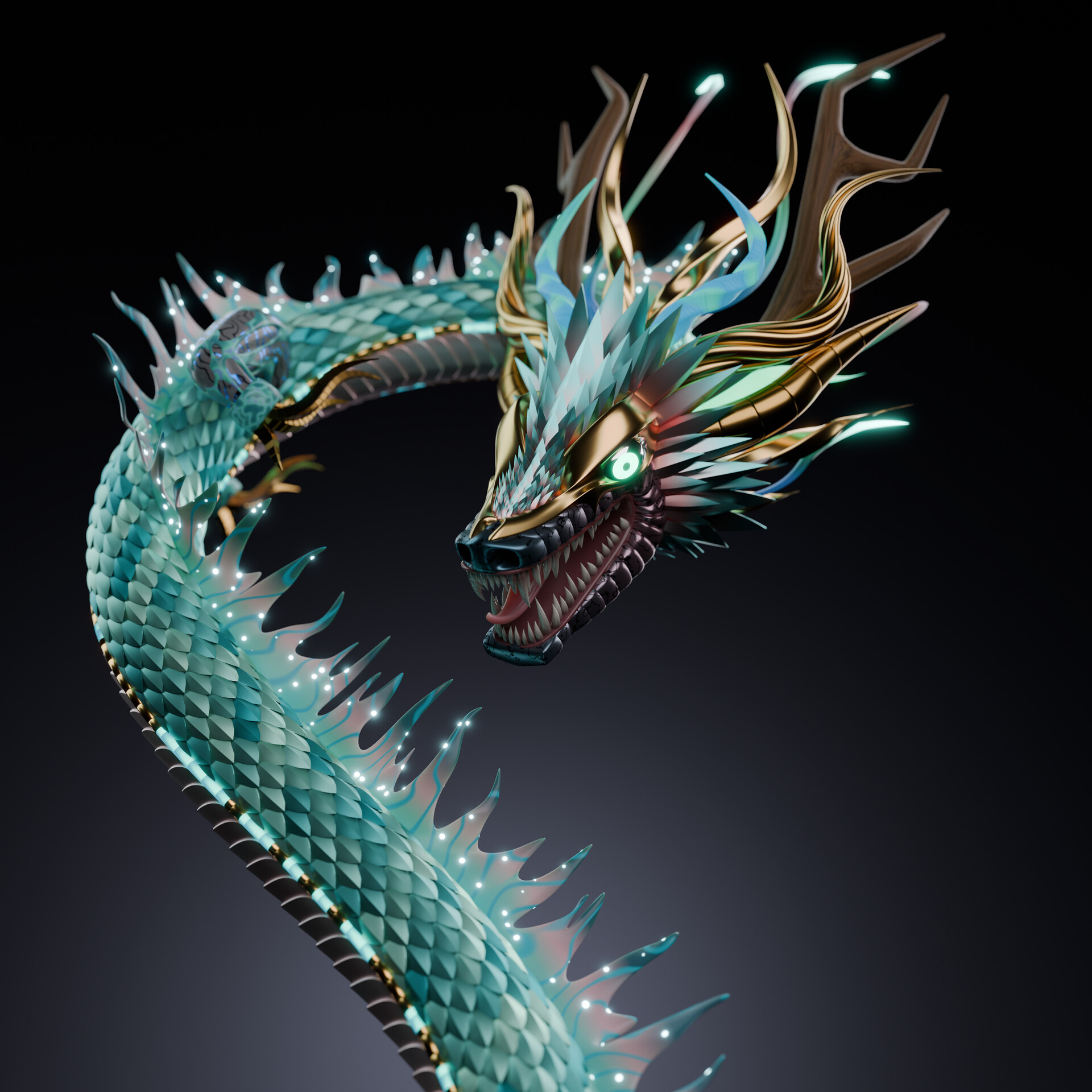 ArtStation - Procedural Dragon