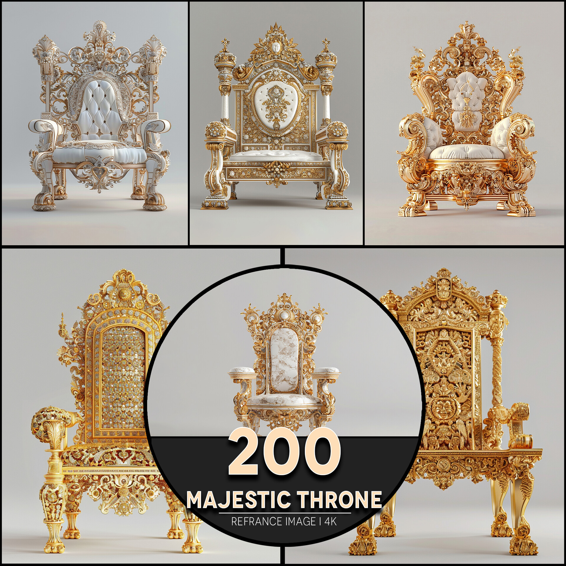 ArtStation - Majestic Throne 4K Reference/Concept Images