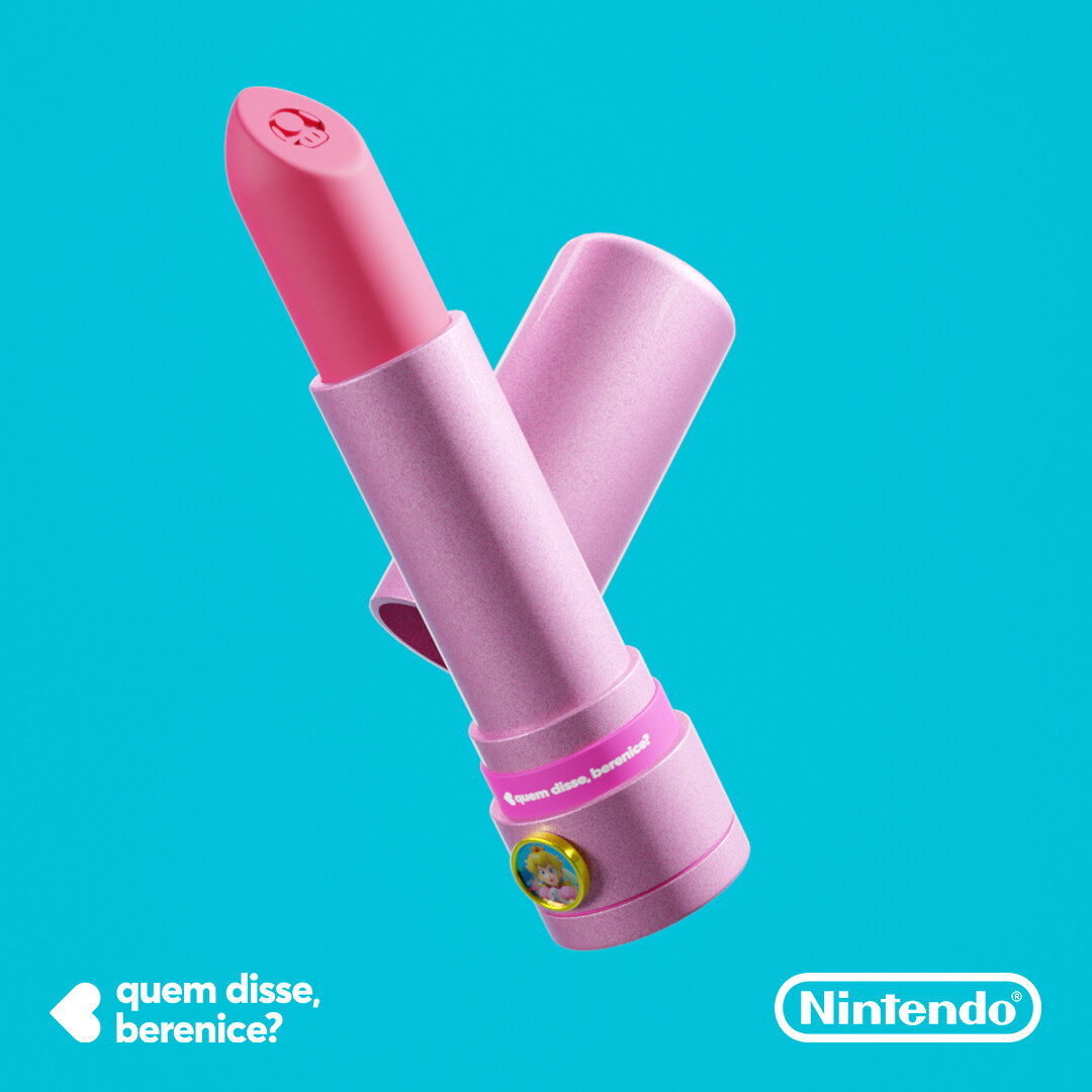 ArtStation - Nintendo Lipstick - Princess Peach and Princess Daisy