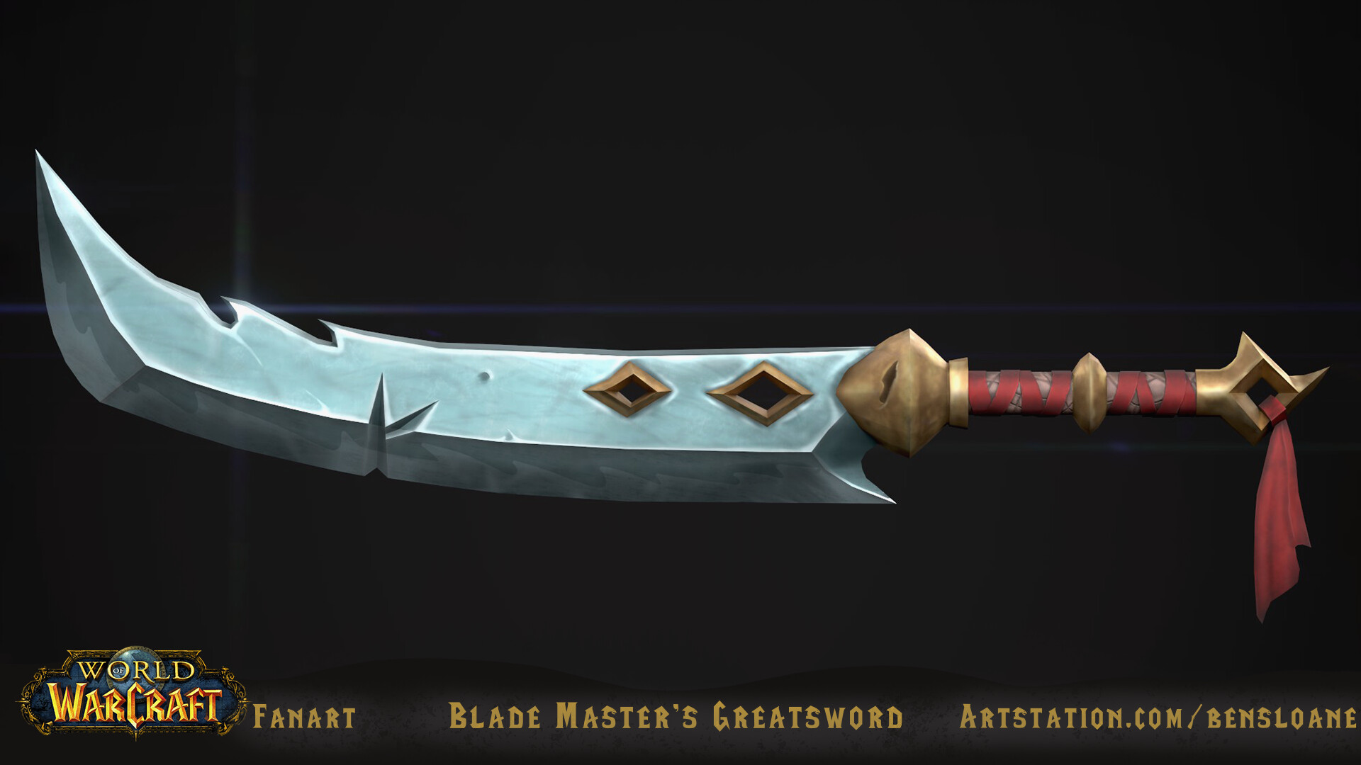 ArtStation - Blade Master's Greatsword - WOW fanart