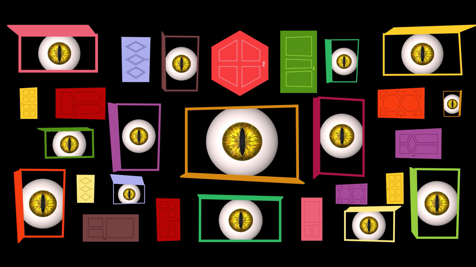 ArtStation - Recreation of the Monster inc intro for mapping