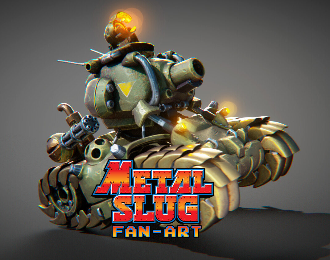 ArtStation - Metal Slug SV-001 Tank