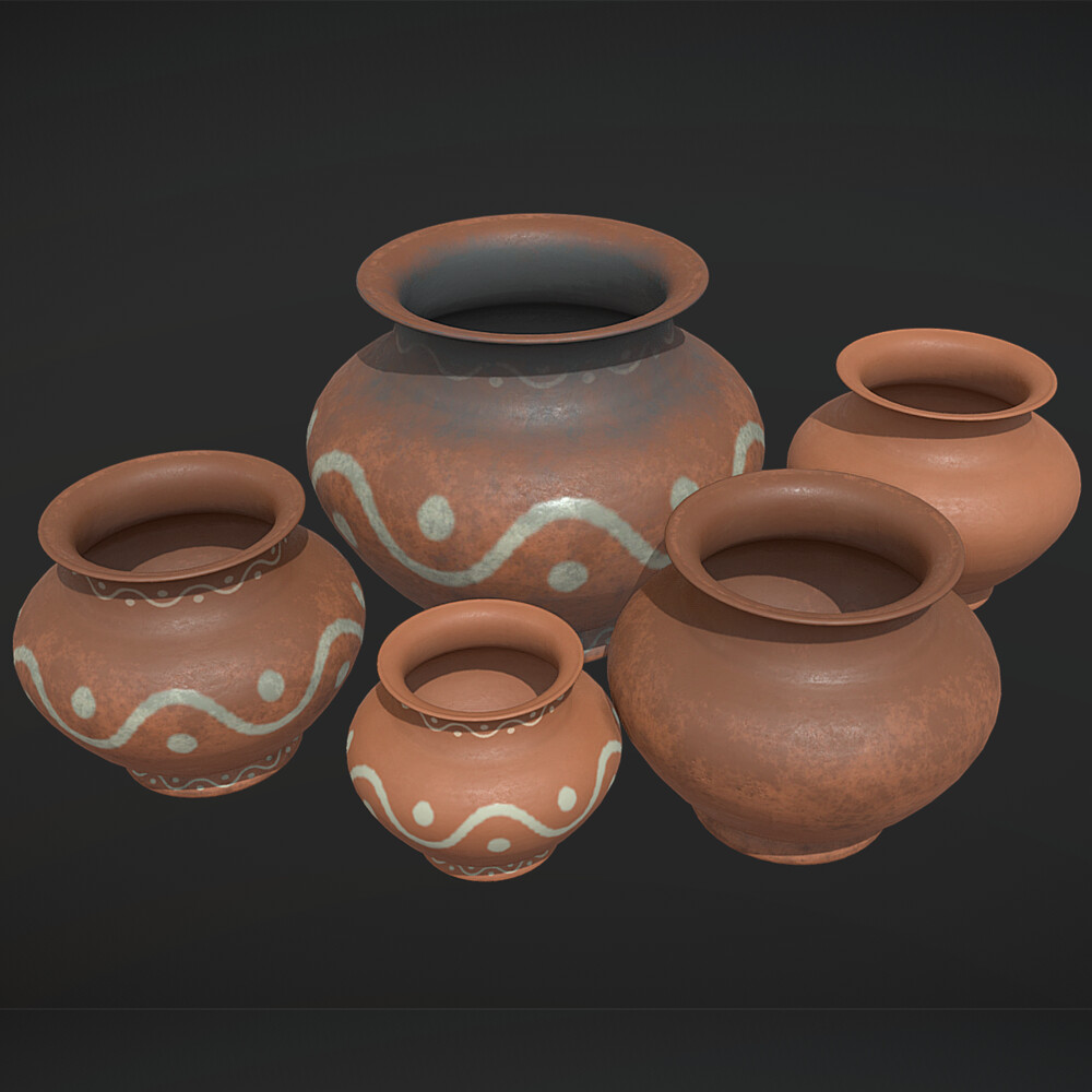 ArtStation - Indian Pottery