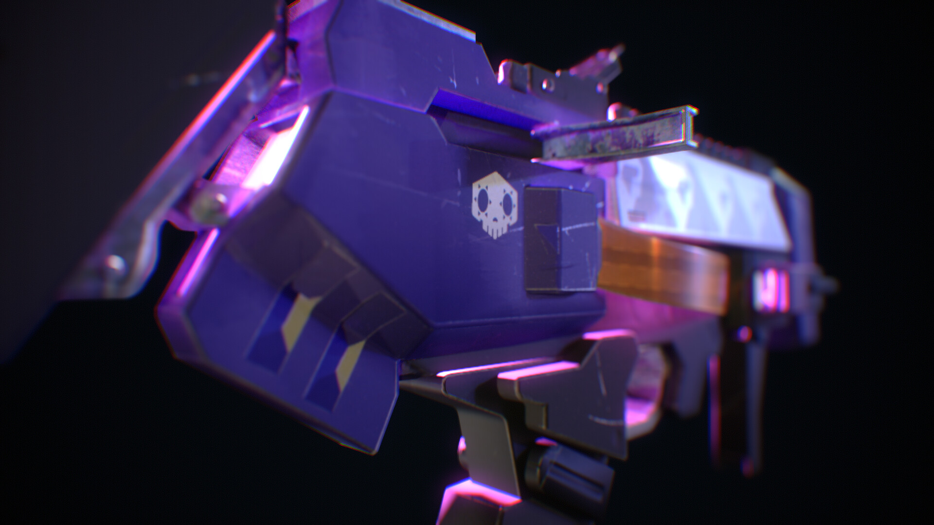 ArtStation - Sombra Machine Gun Study