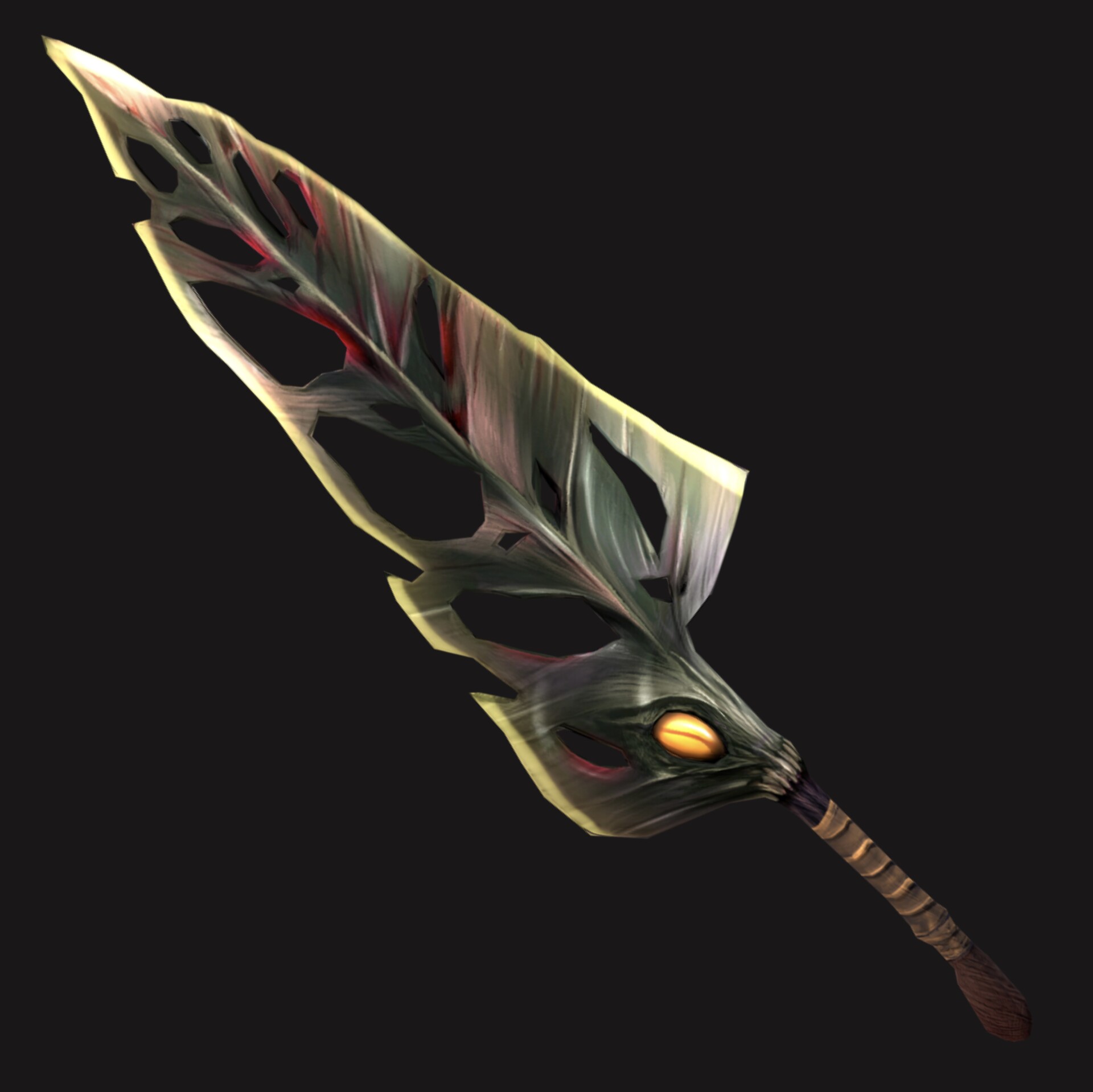 ArtStation - Hand painted Monstera sword