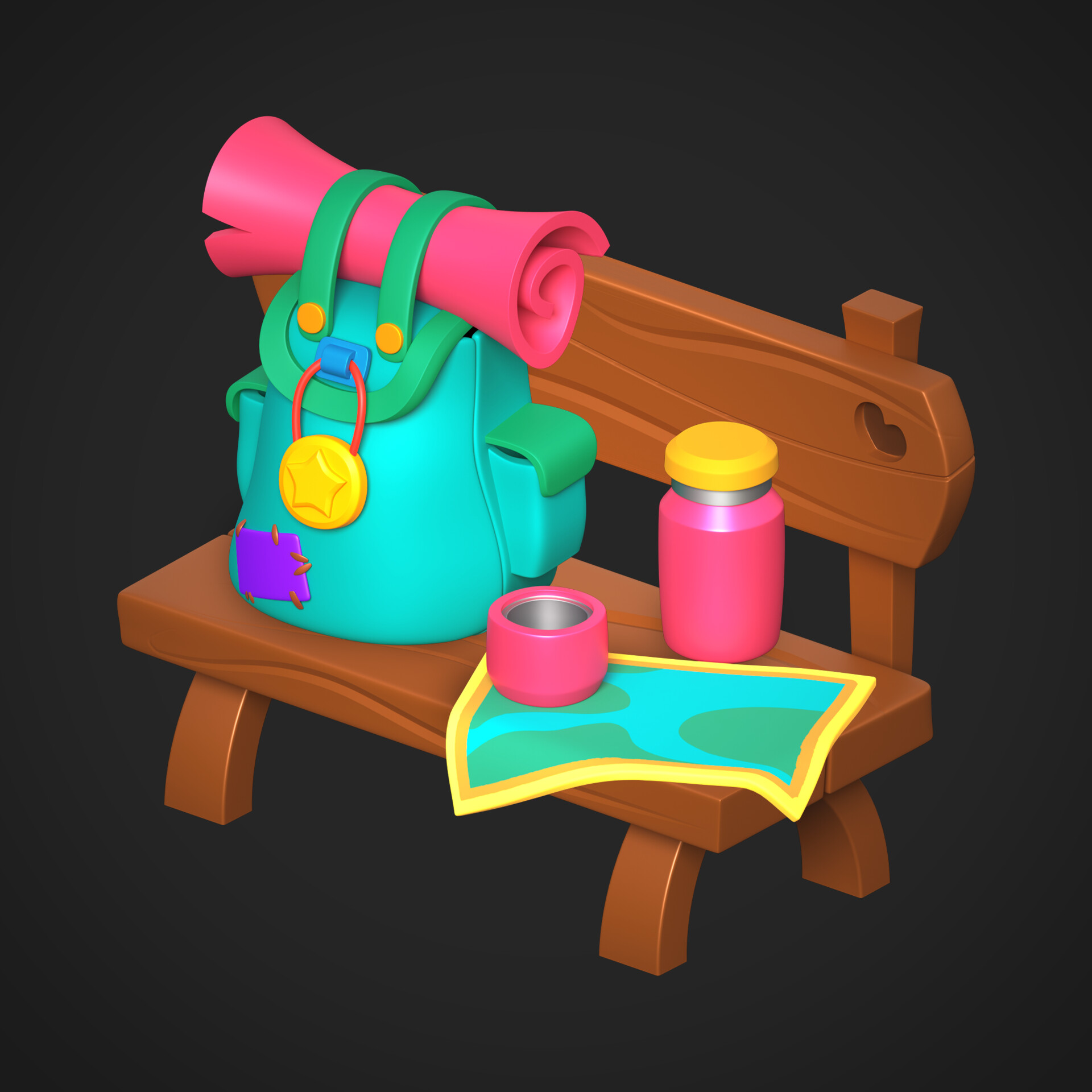ArtStation - Toon Backpack