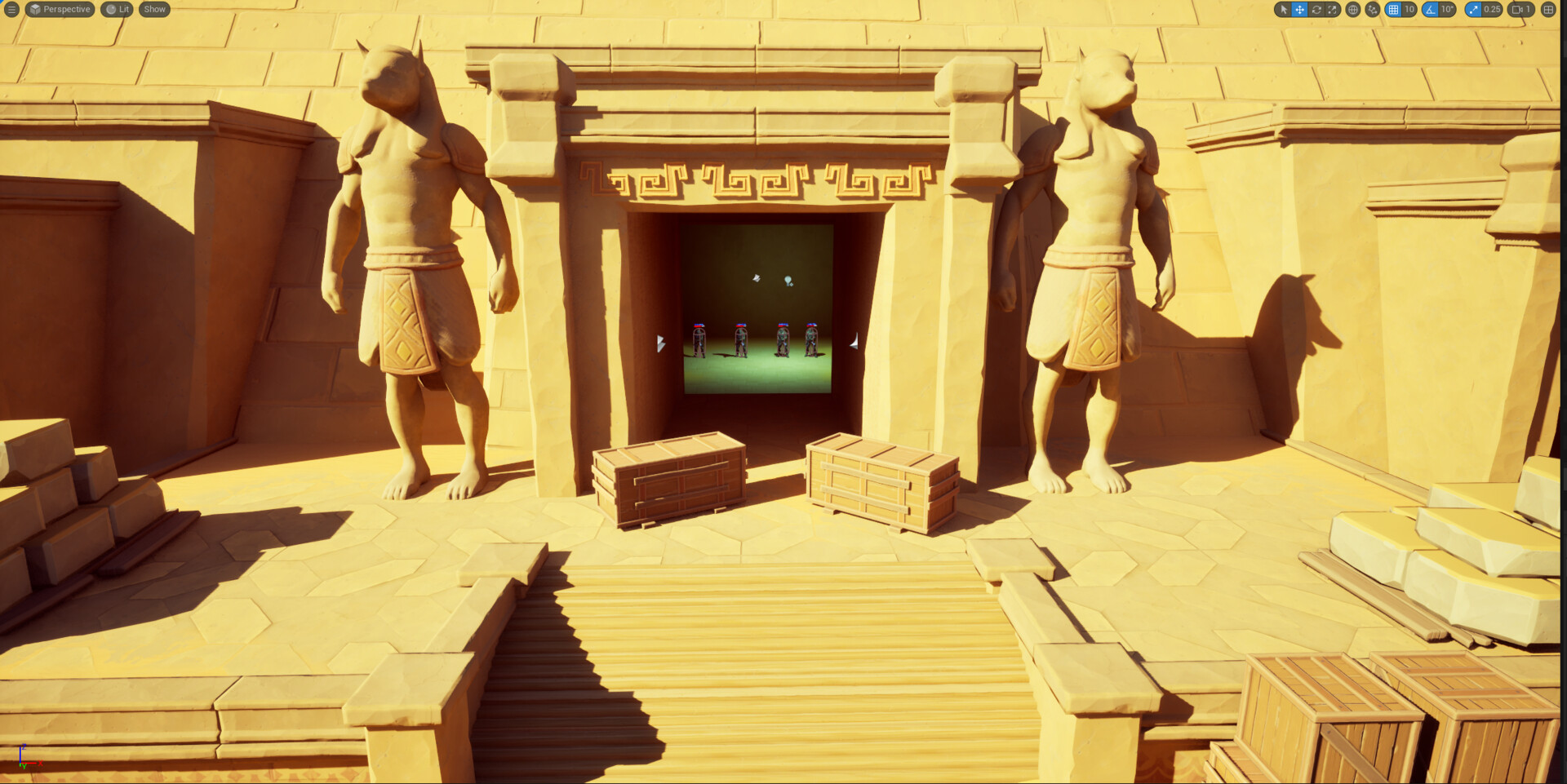 ArtStation - Third Person Team Deathmatch Level