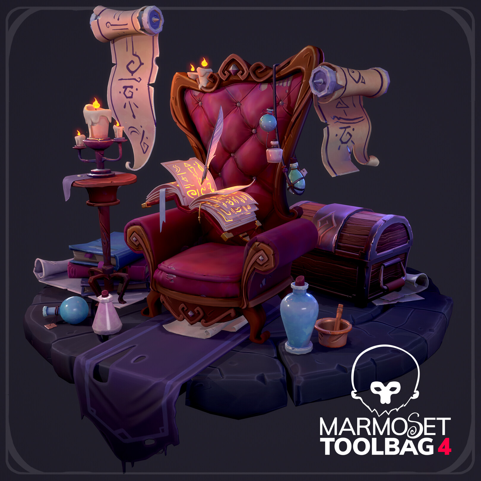 ArtStation - Wizard's chair