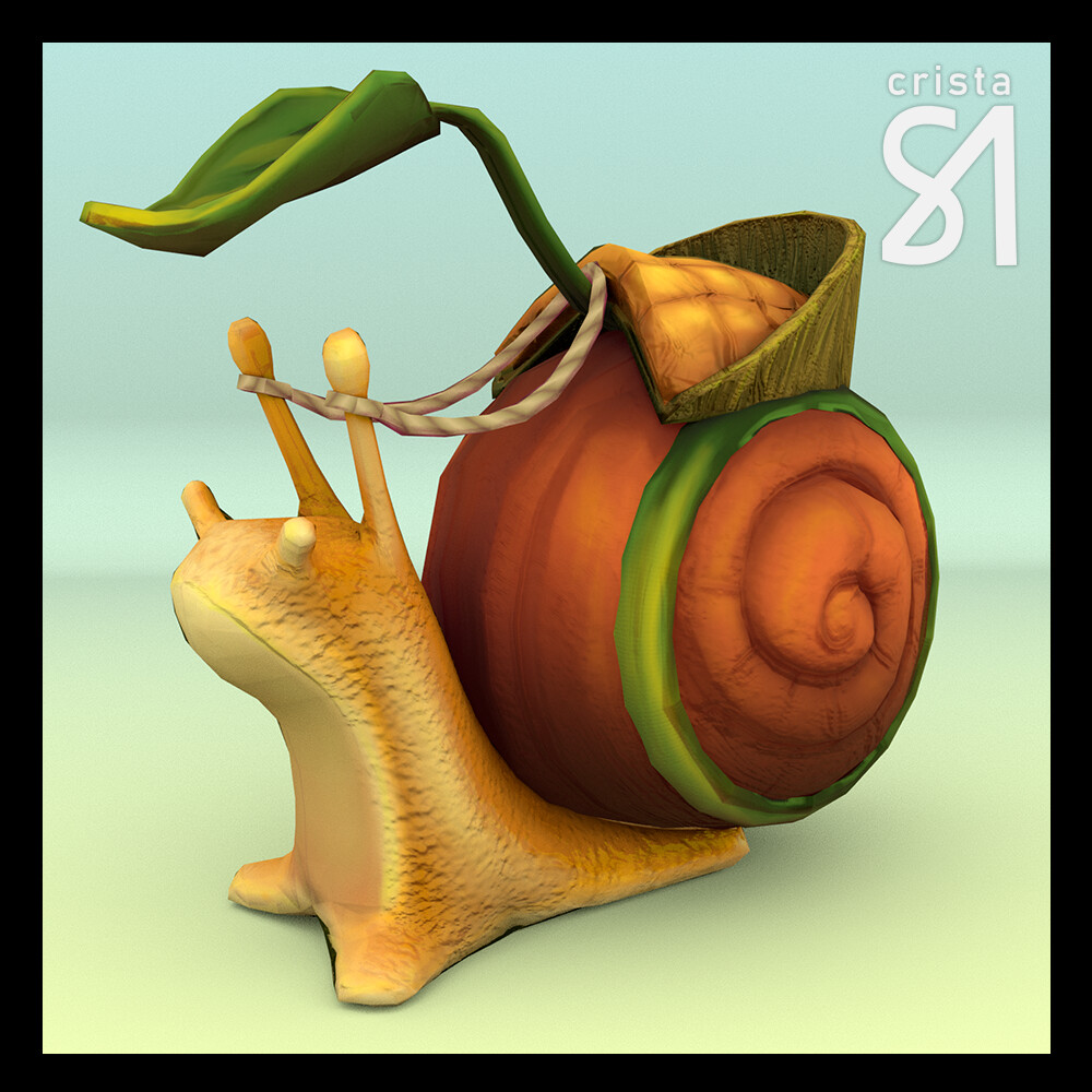 ArtStation - EcoMini Toon Snail
