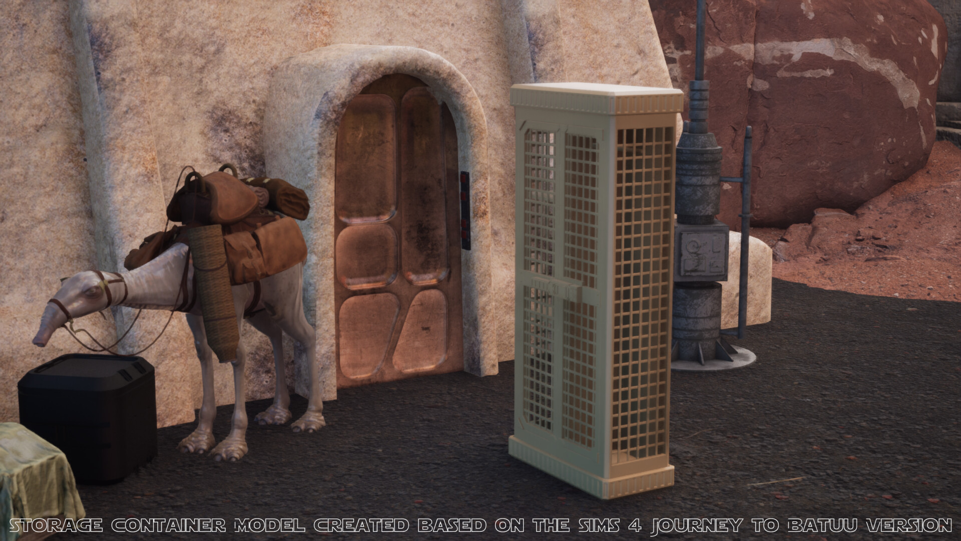 ArtStation - Journey to Batuu [Storage Container 3D model] for game ...