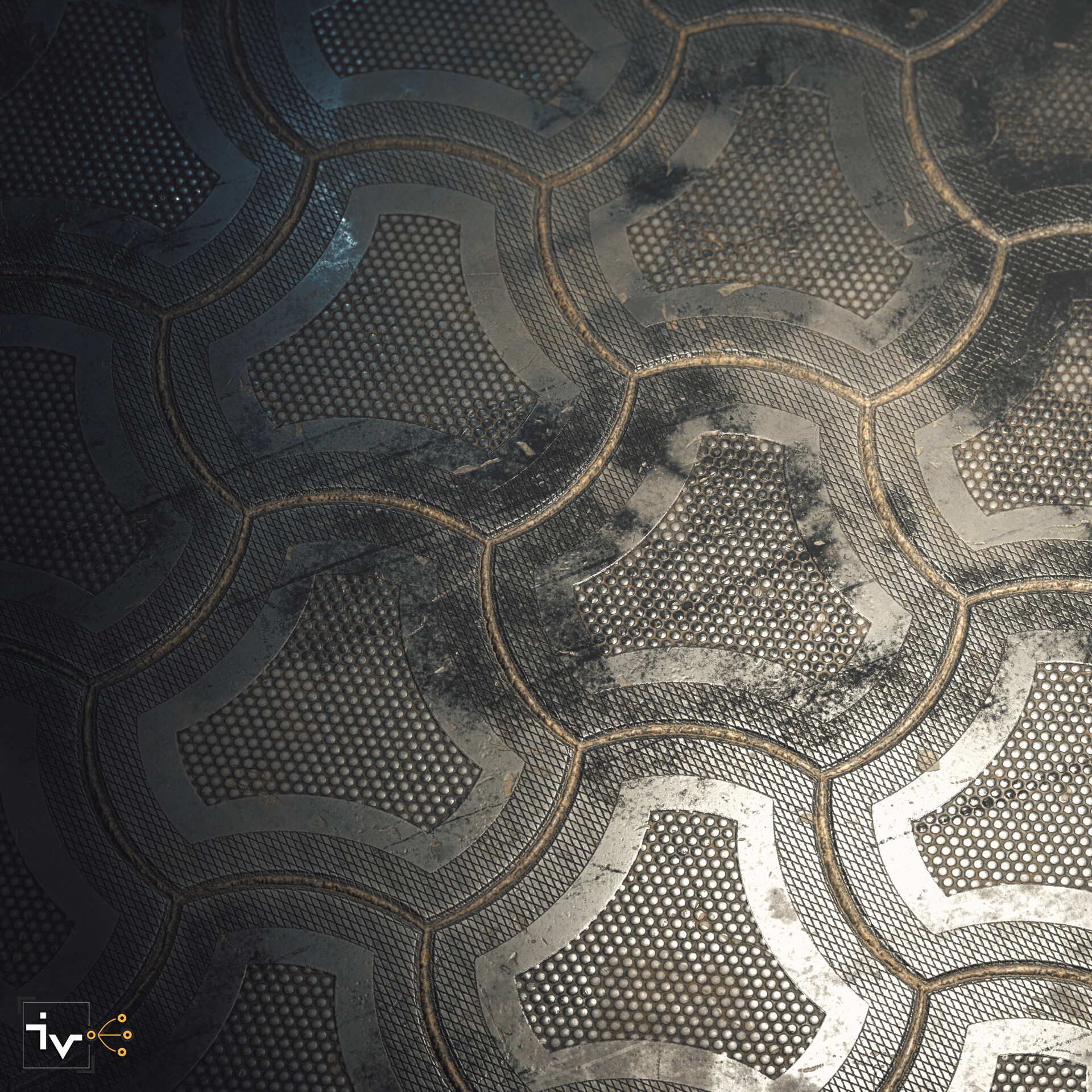 ArtStation - Floor Panel Tiles