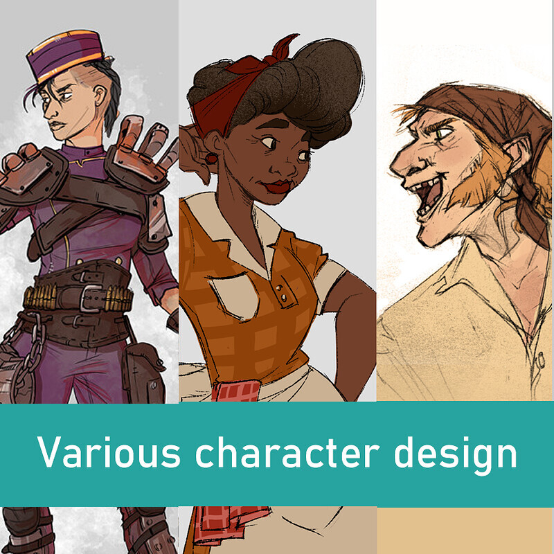 ArtStation - Various Character Design