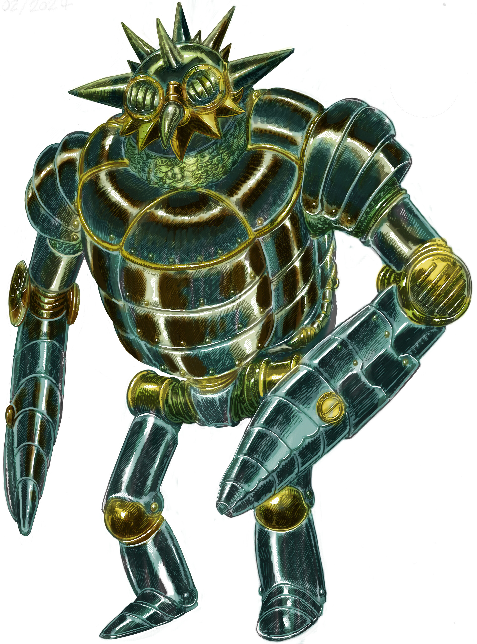 ArtStation - Spiked Headed Robot