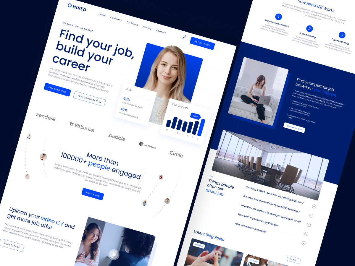 ArtStation - Hired 128 Plus - Recruitment Website