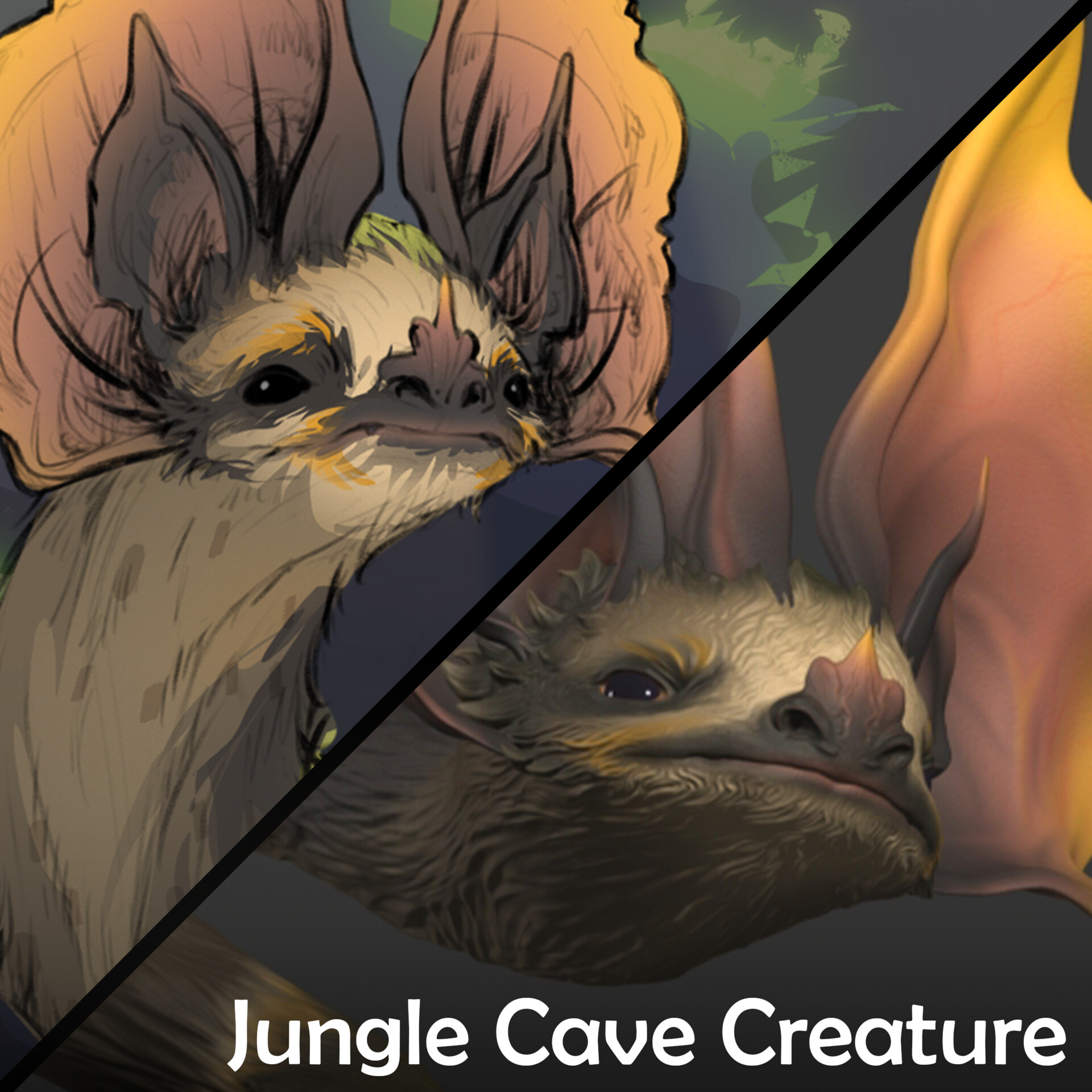 ArtStation - Design Process & Sculpting - Creature Project