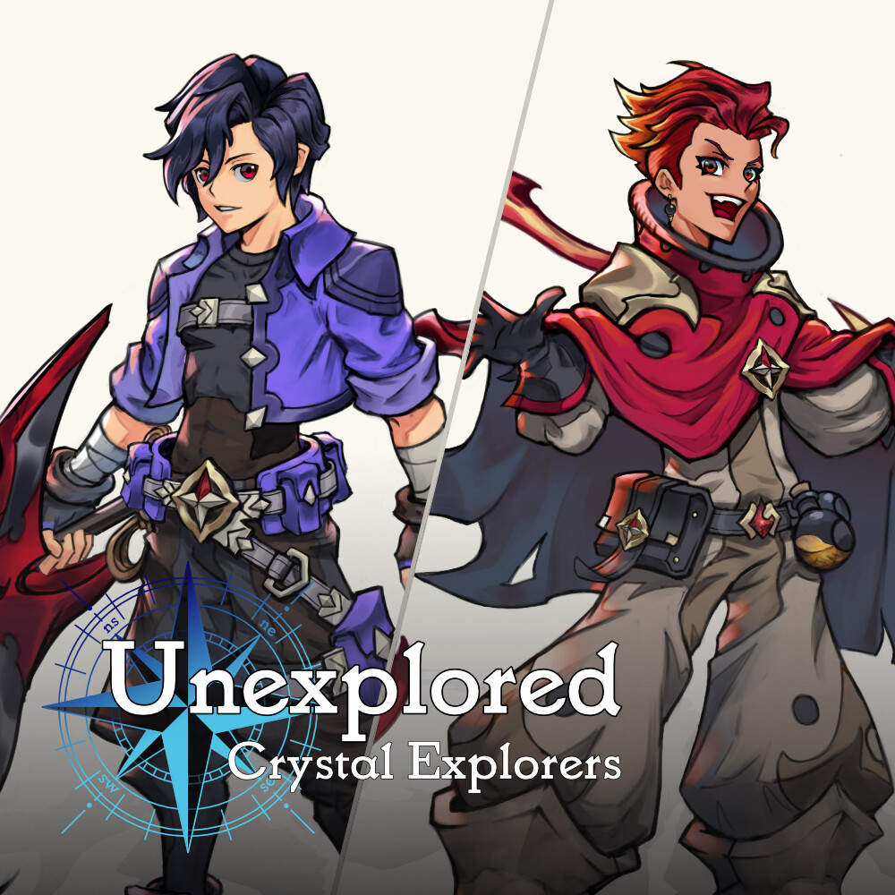 ArtStation - Kiefer & Tomni- Unexplored Crystal Explorers