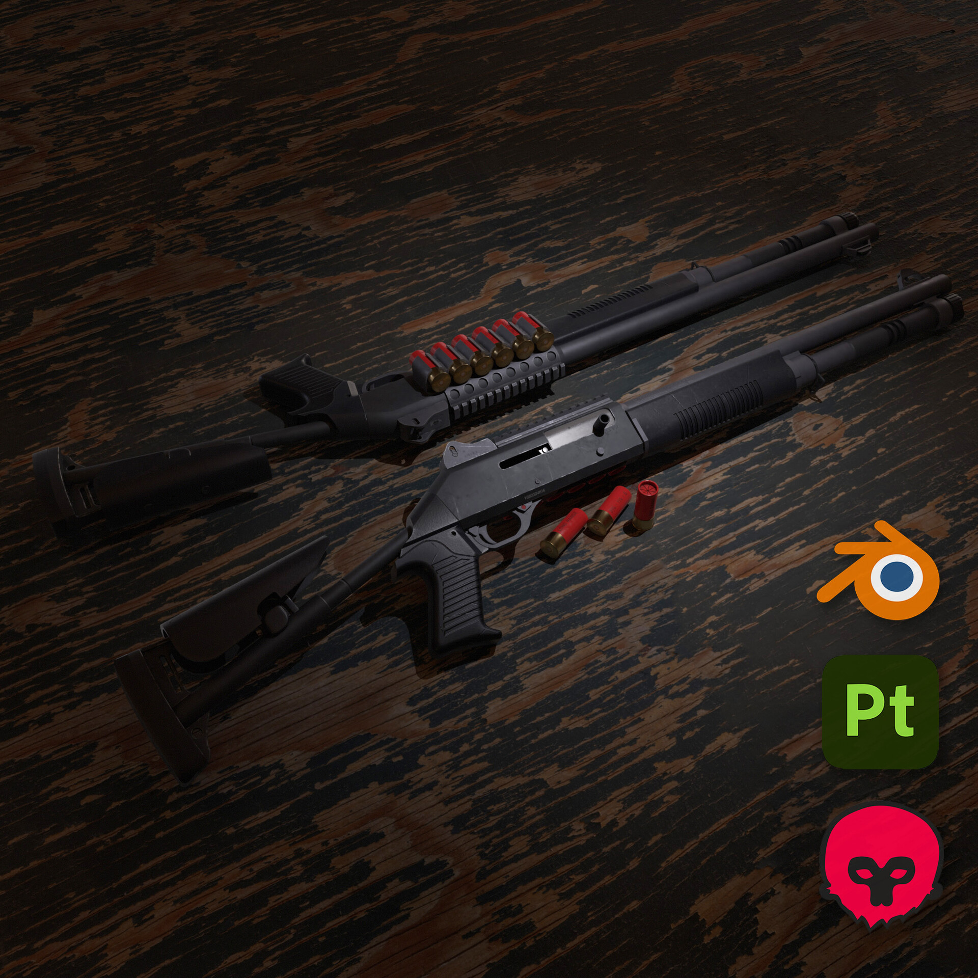 ArtStation - Benelli M4