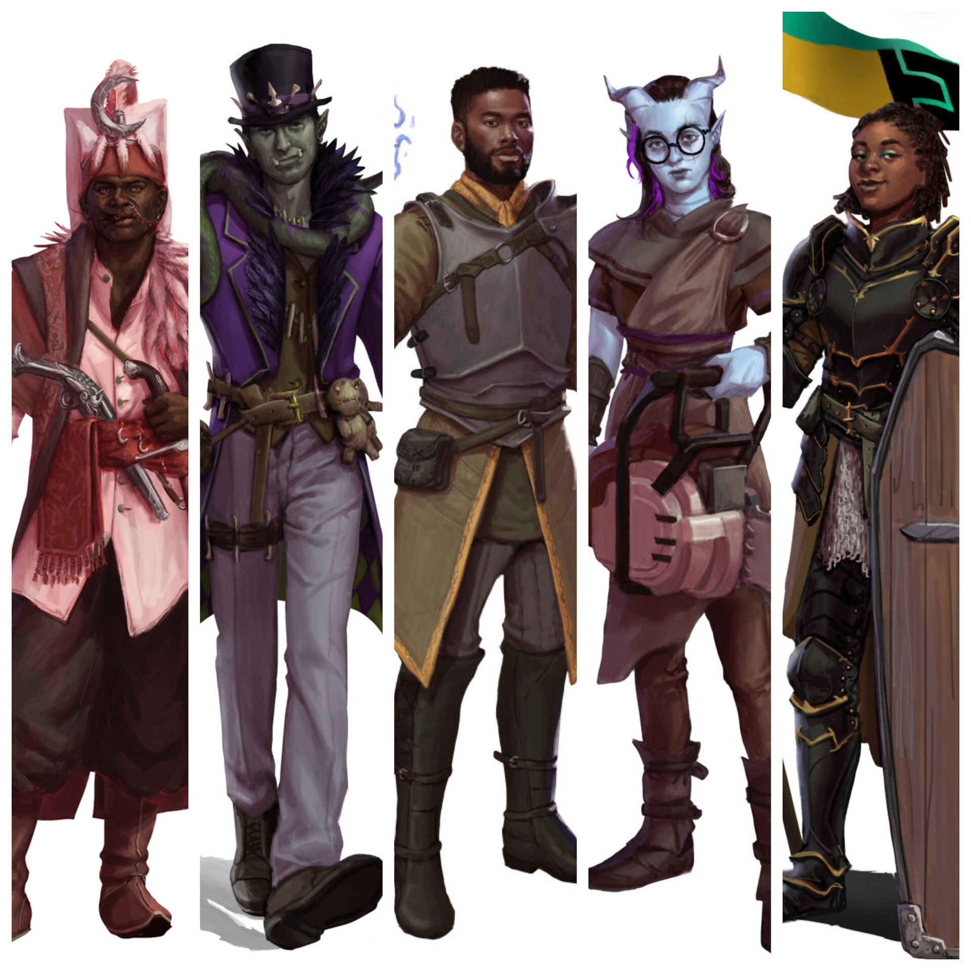 Jonathan T. - dnd characters