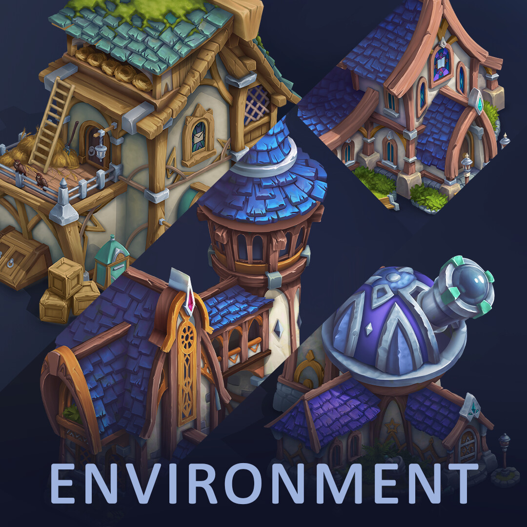 ArtStation - Magic buildings